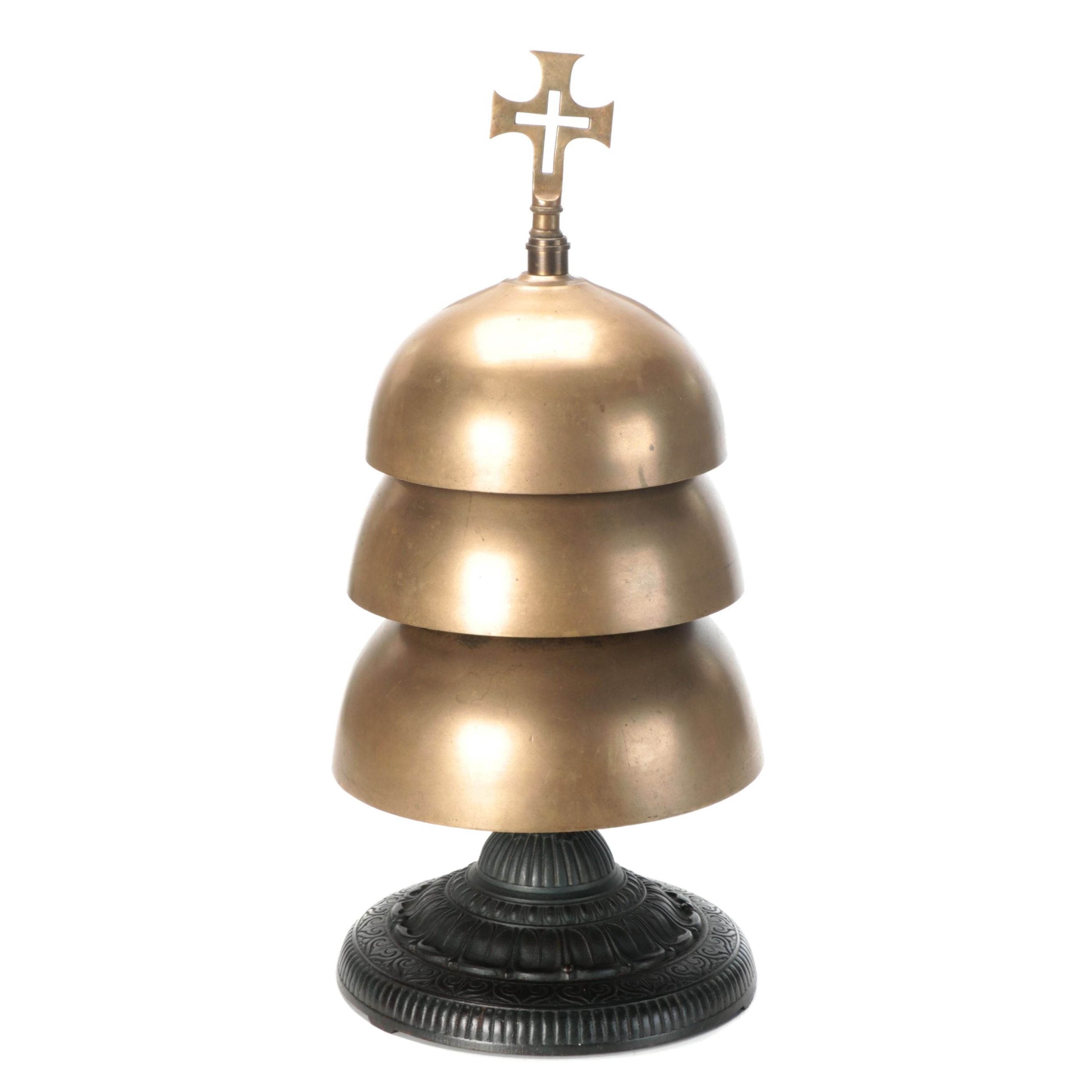 Brass Three Tier Sanctum Bells | EBTH