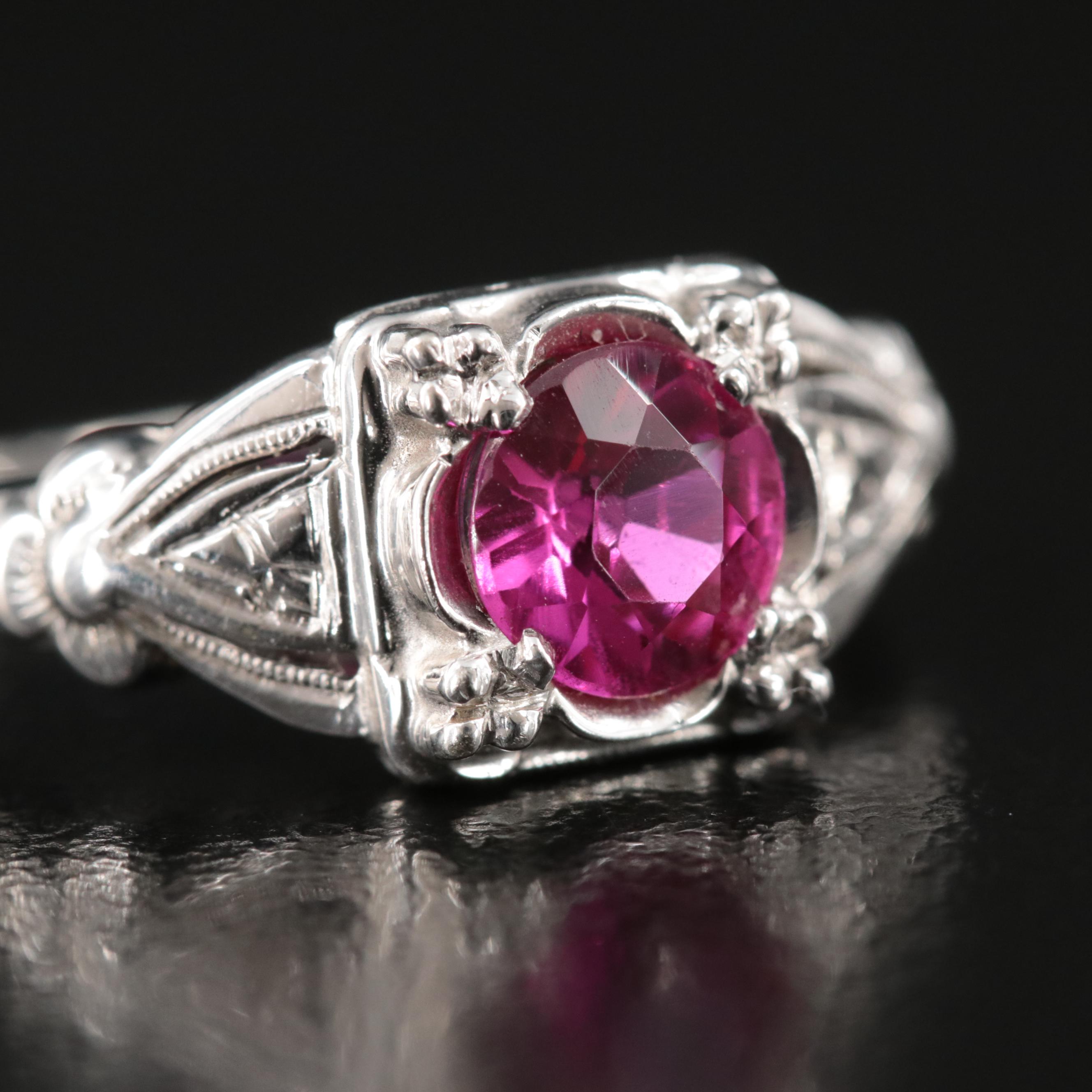 Vintage 18K Ruby Ring | EBTH