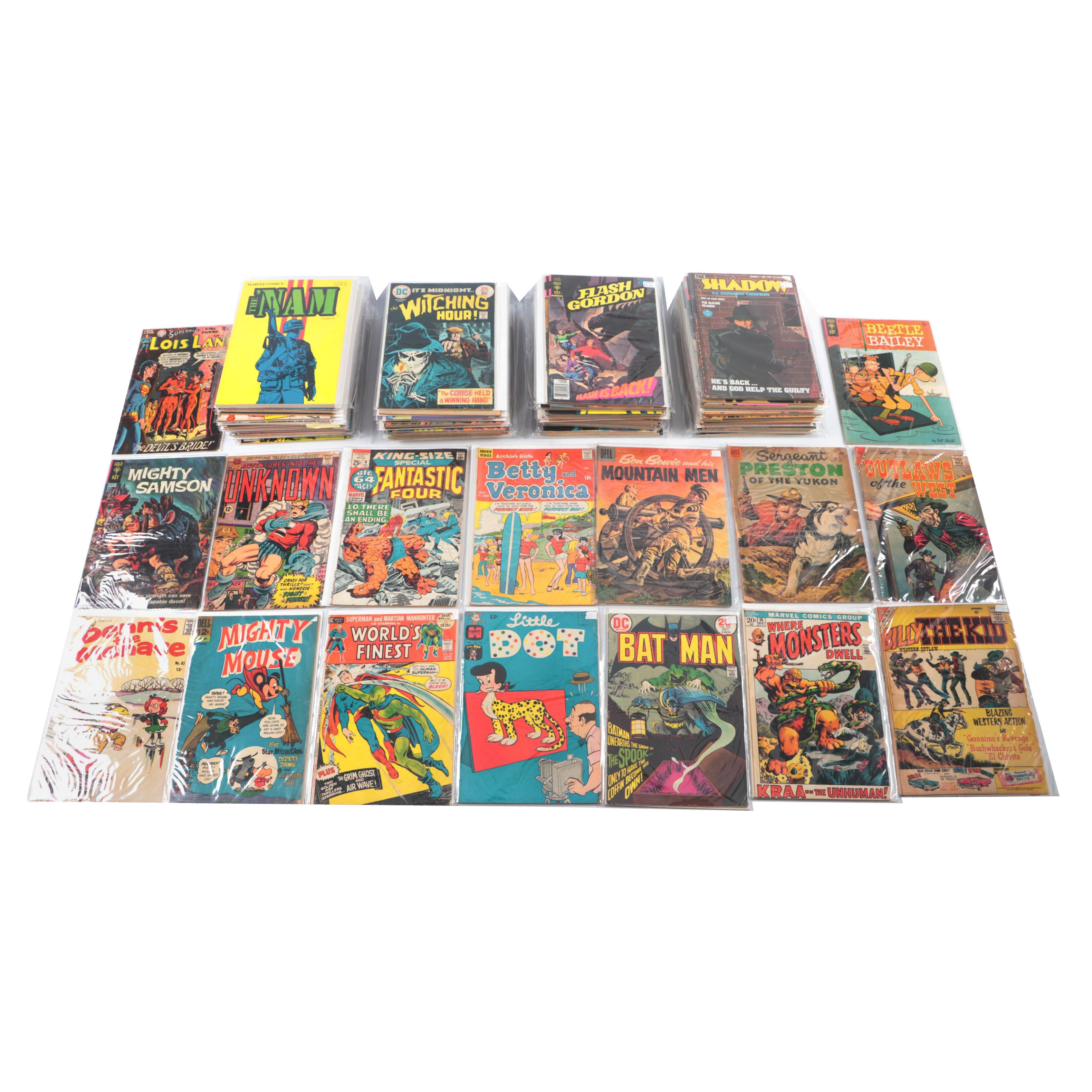 Golden-Modern Age Comic Books Featuring 'Batman", "The Fantastic Four ...