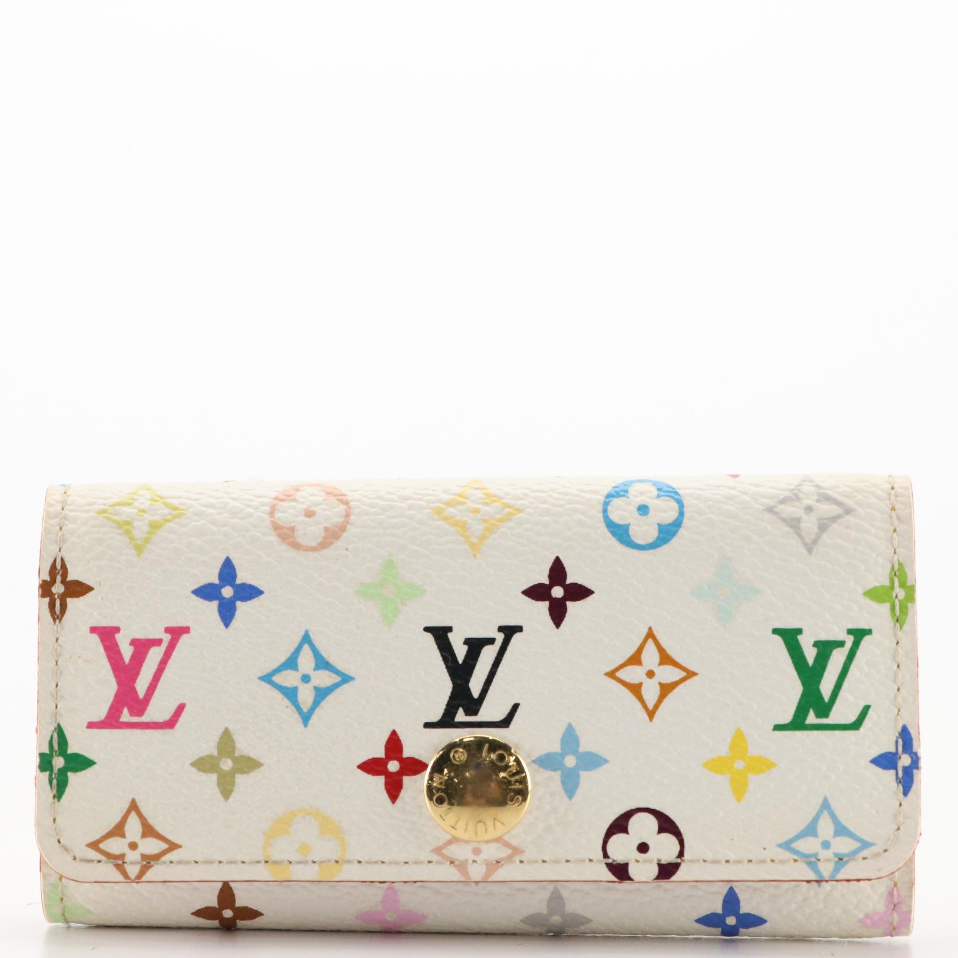 Louis Vuitton Multiclés Four-Key Holder in Monogram Multicolore Canvas ...