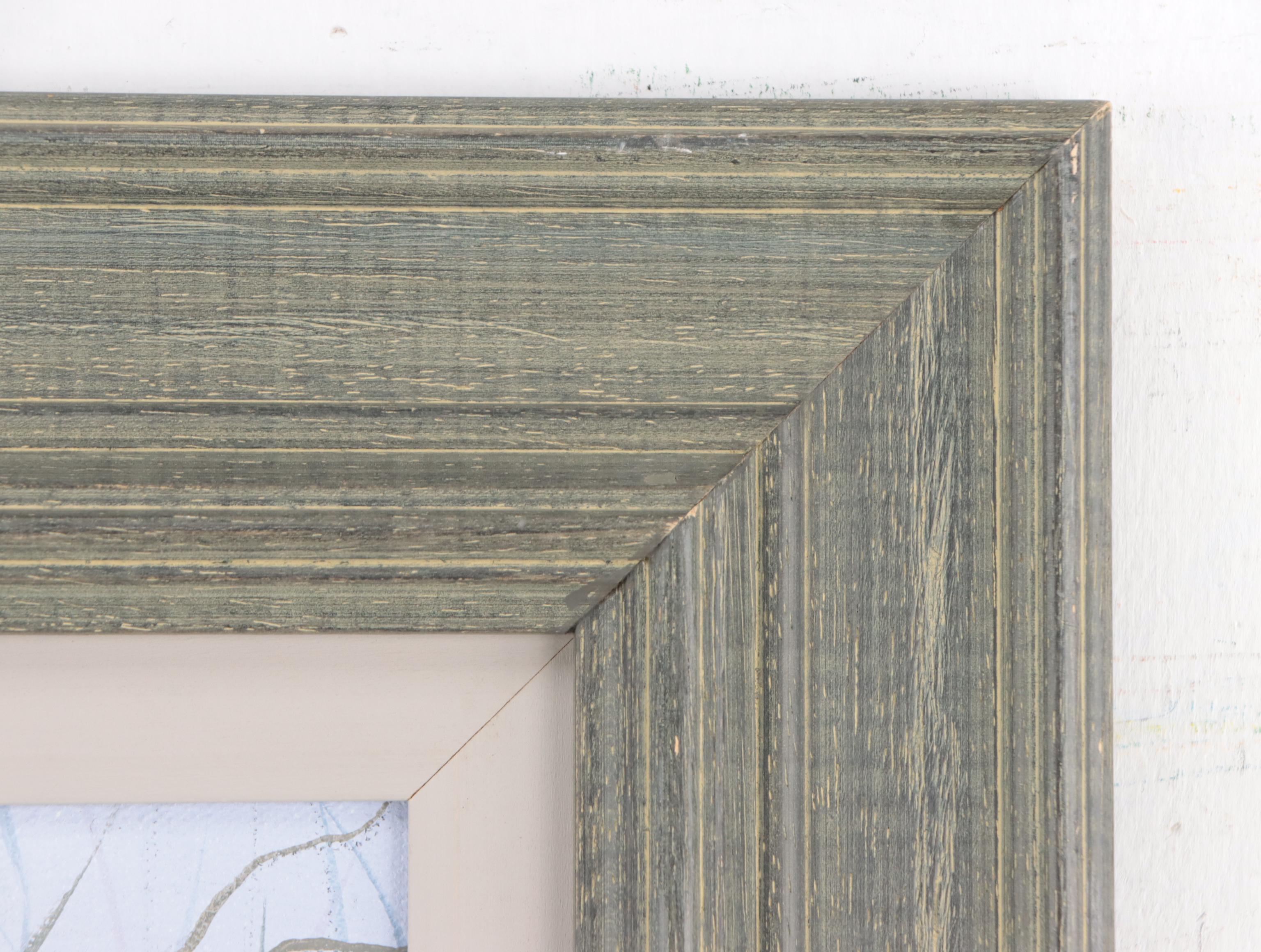 Dirrigl Oil Painting of Snowy Winter Woodland Scene With Cabin | EBTH