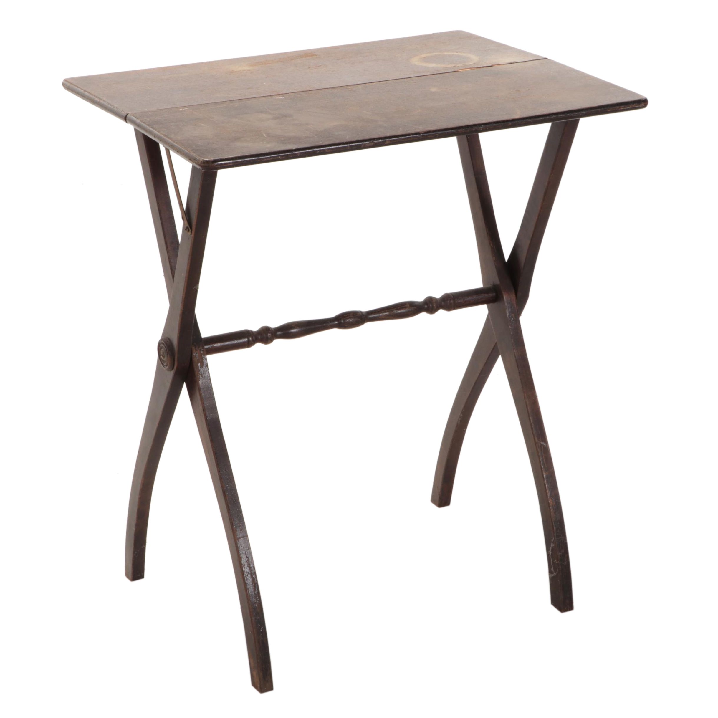 Wooden Folding Table | EBTH