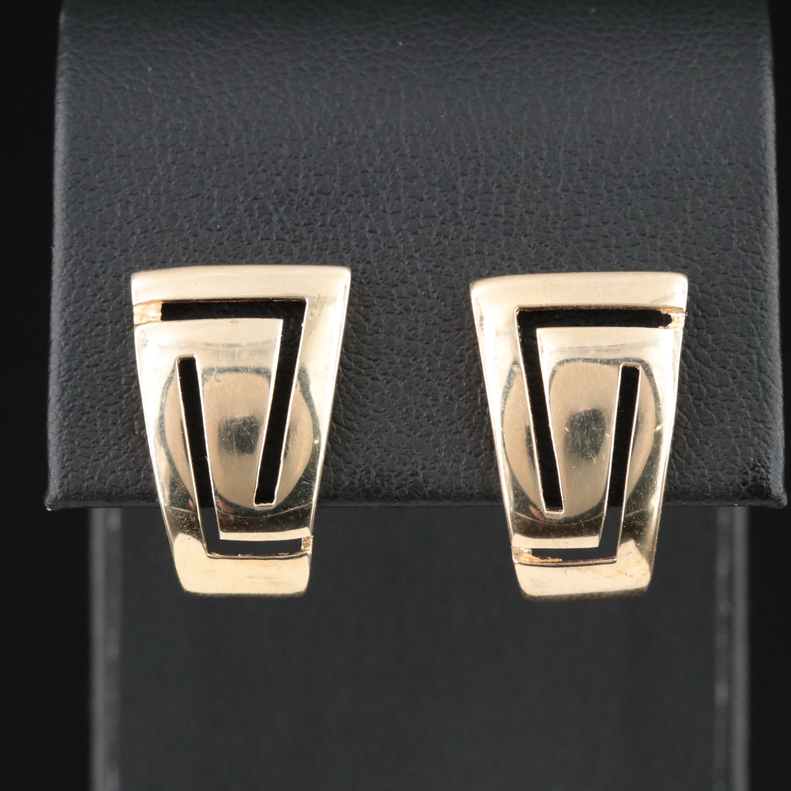 14K Meander Earrings | EBTH