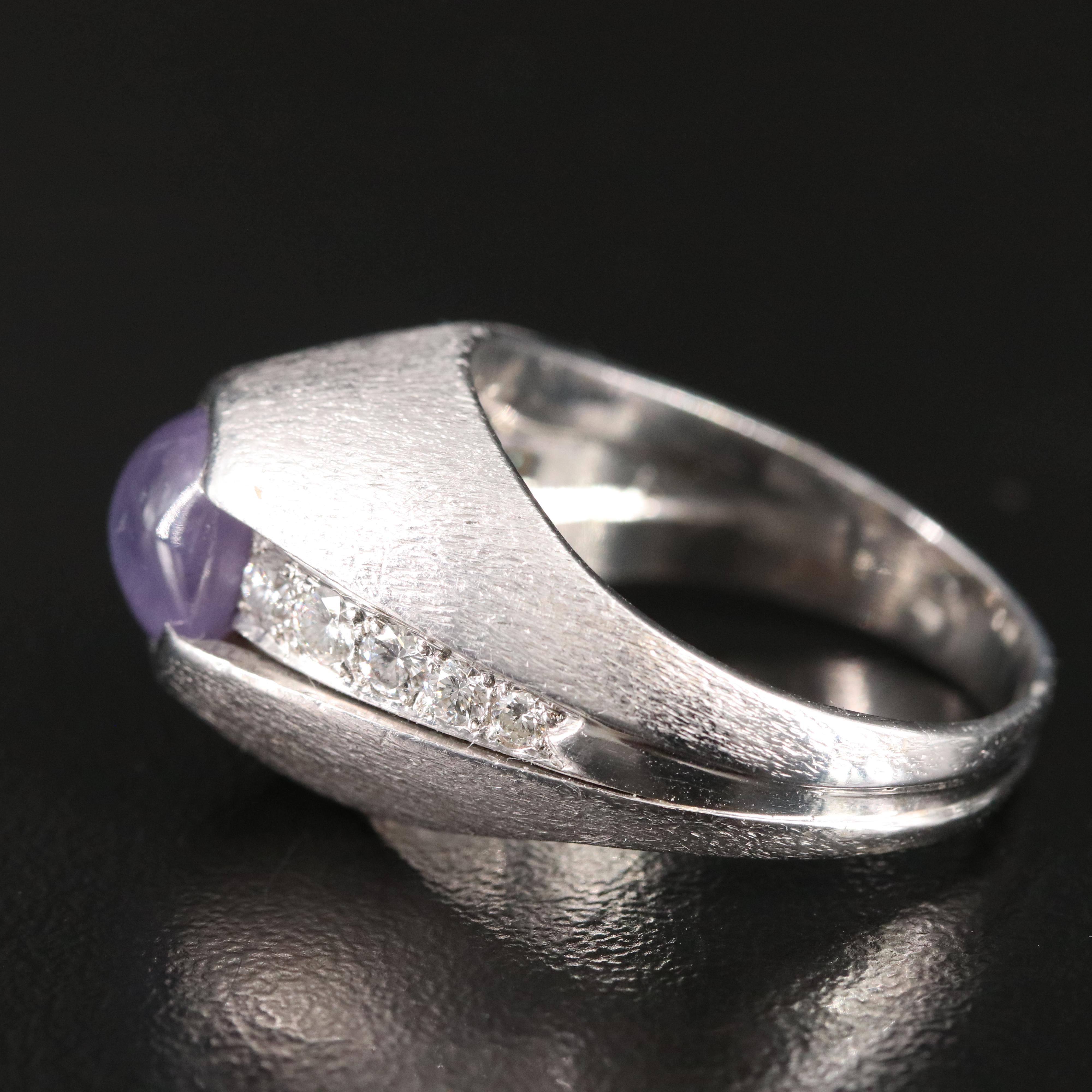 14K Star Sapphire and Diamond Ring | EBTH