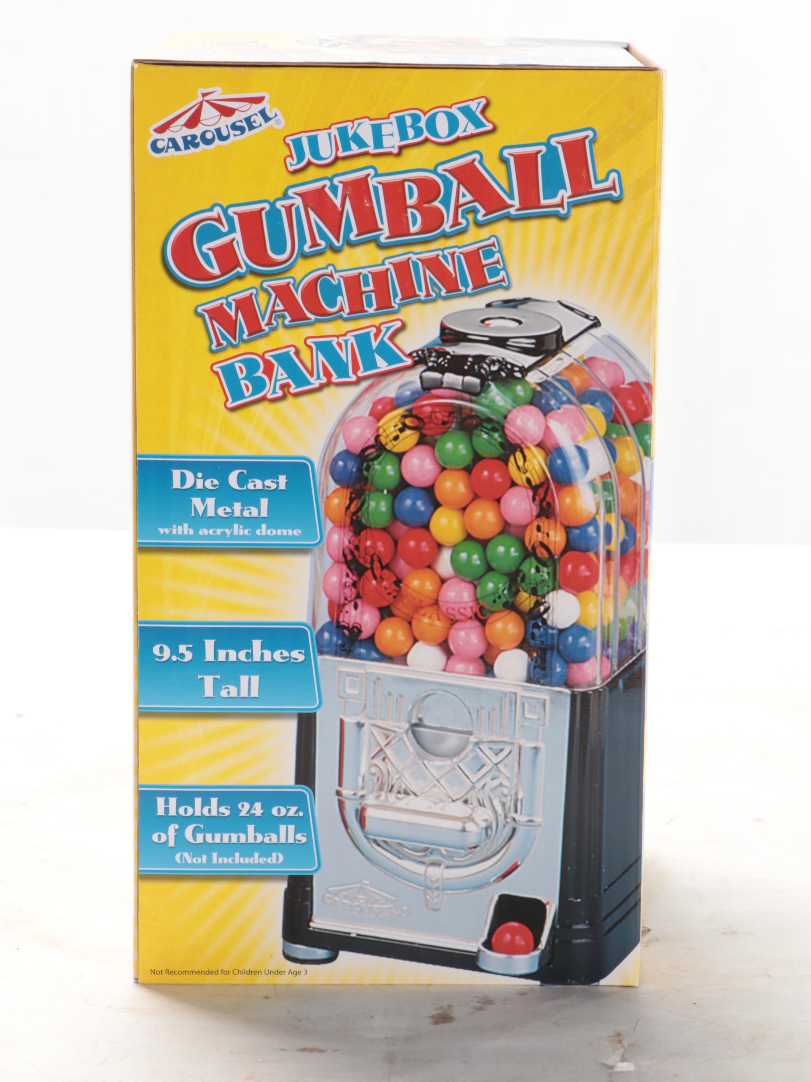 Sealed Carousel Jukebox Gumball Machines | EBTH