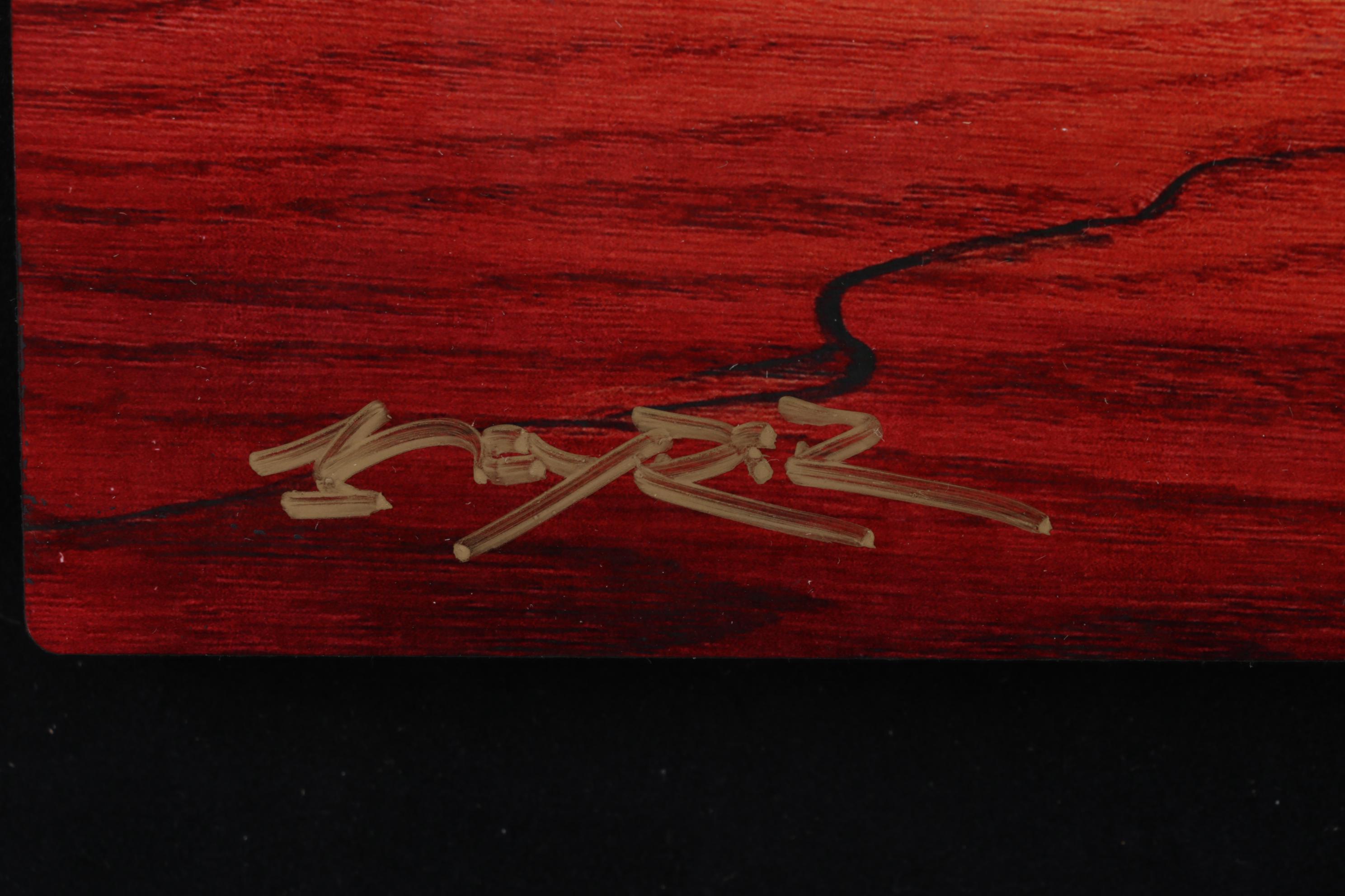 Matt Beyrer Dye Sublimation Print on Wood "Sail Into the Horizon," 2017 ...