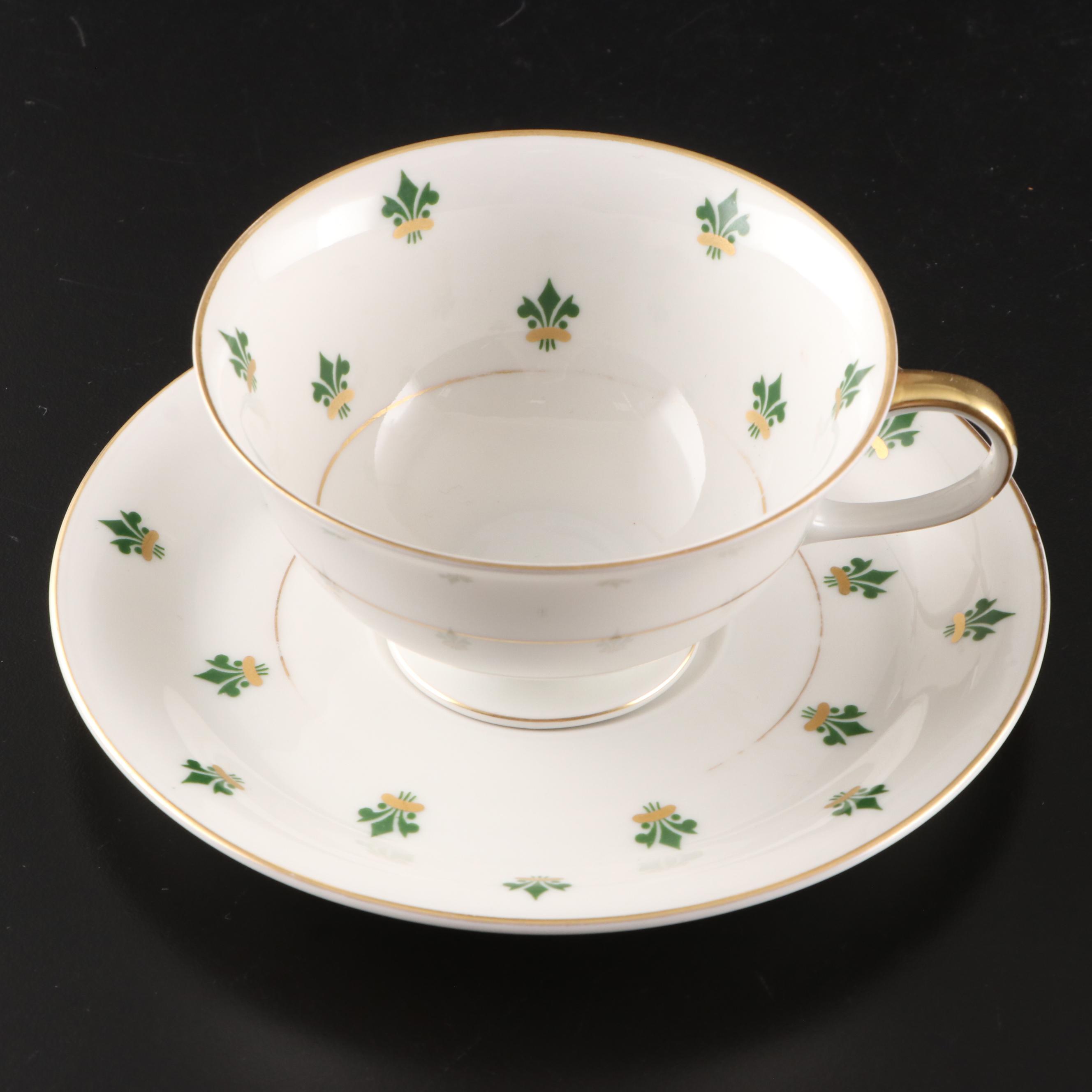 Baronet China "Nanette" Gold Verge Dinnerware | EBTH