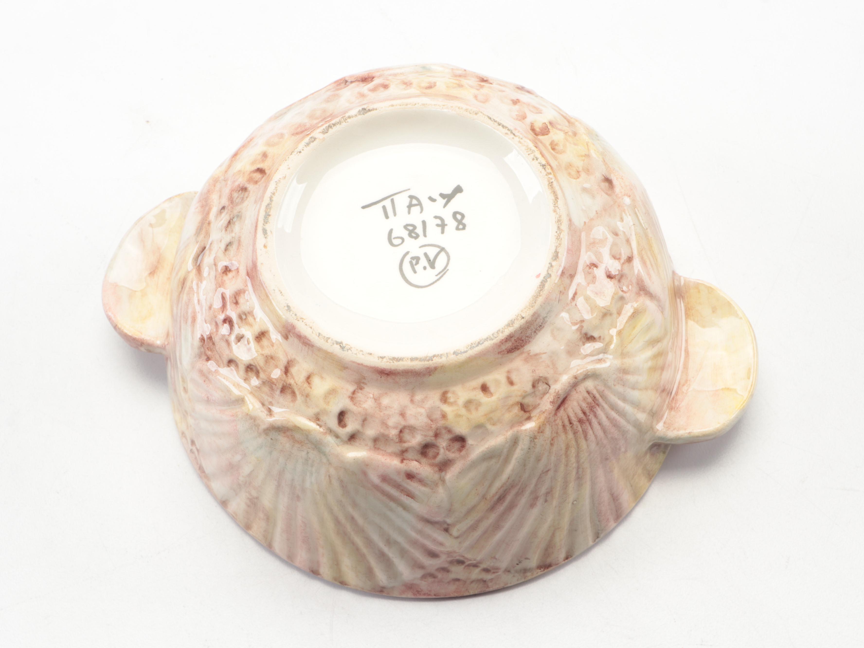 Italian Shell Motif Ceramic Dinnerware | Everything But The House