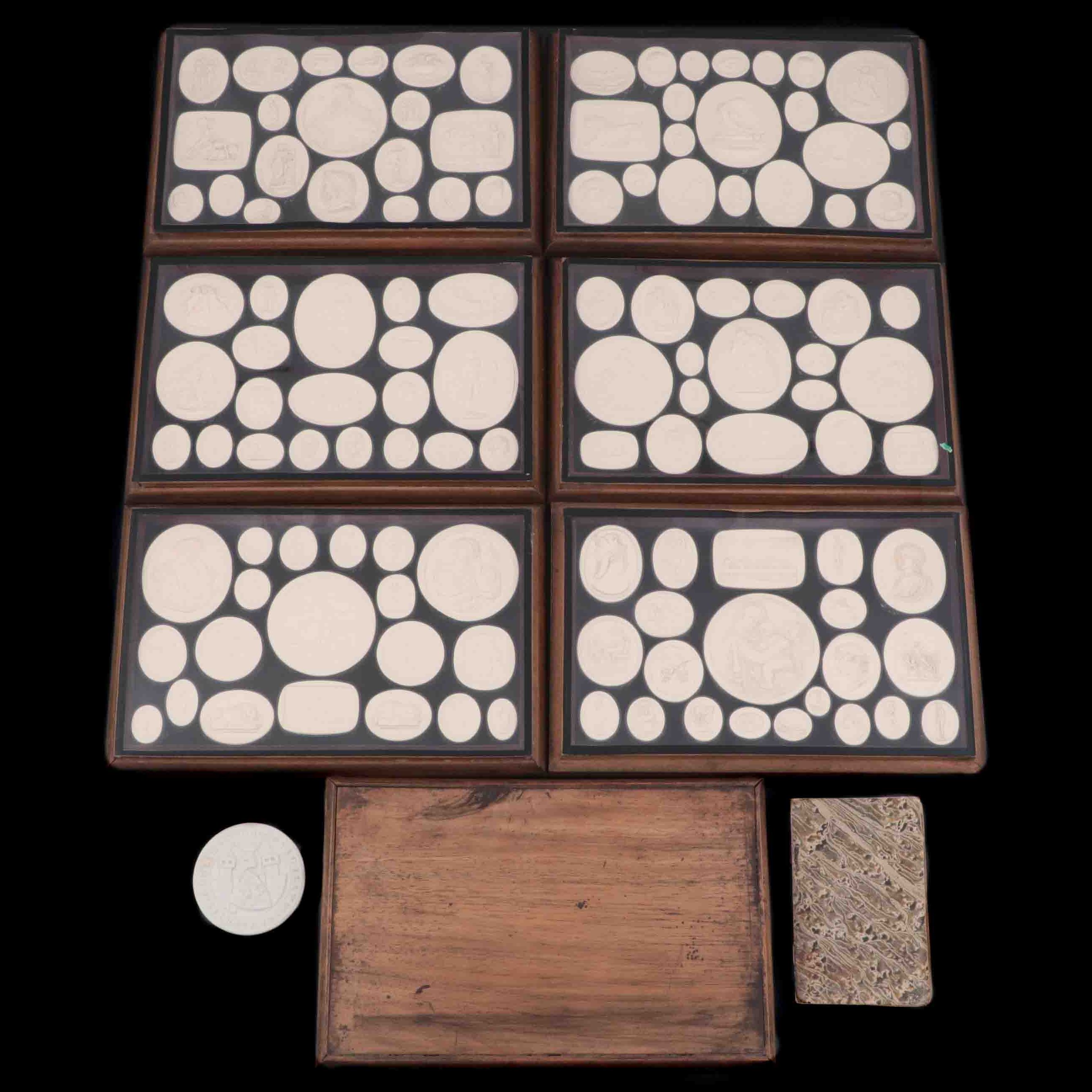 Italian Grand Tour Plaster Intaglio Collection, 19th Century ...