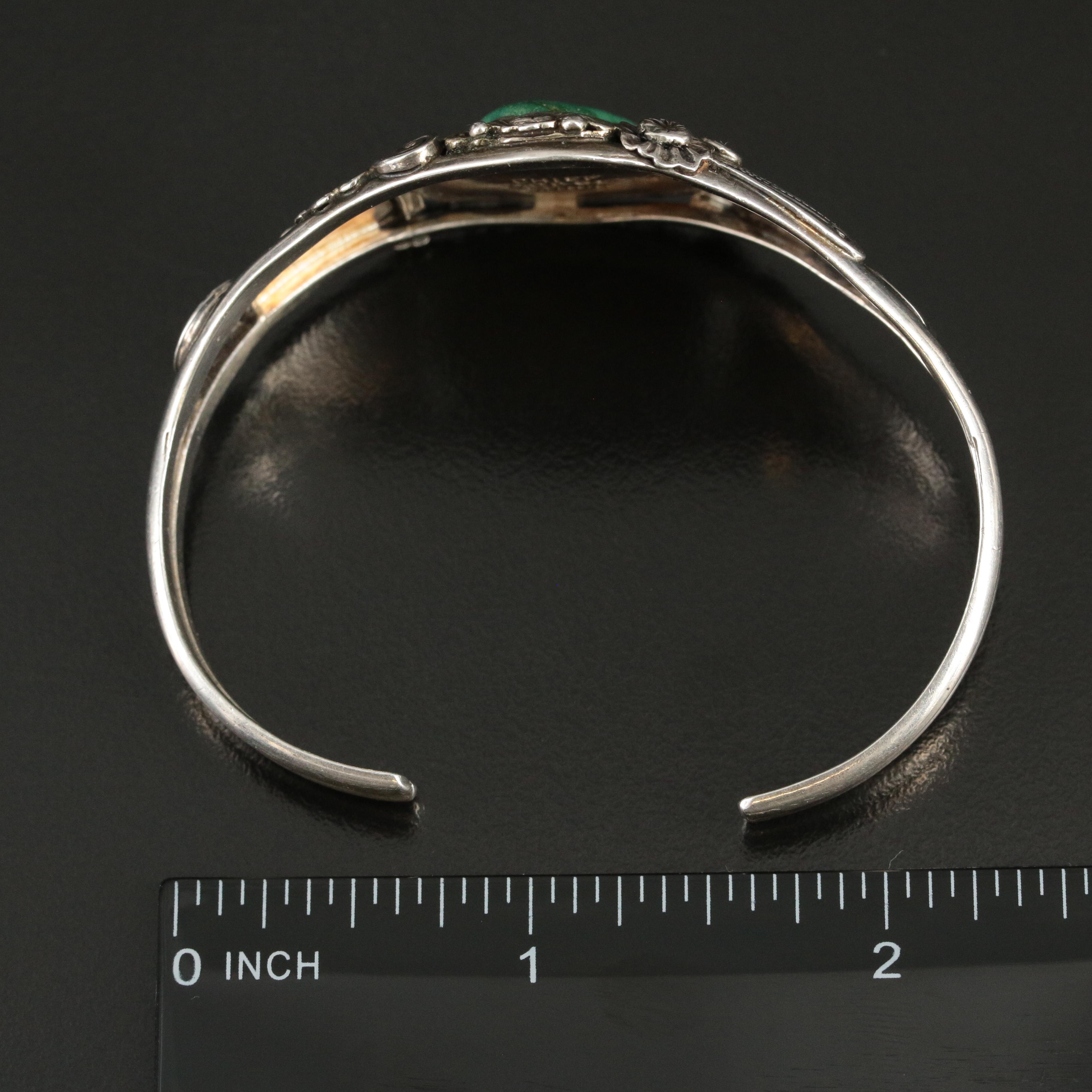 Native American Ben Begaye, Navajo Diné for Chief Dodge Sterling Cuff ...