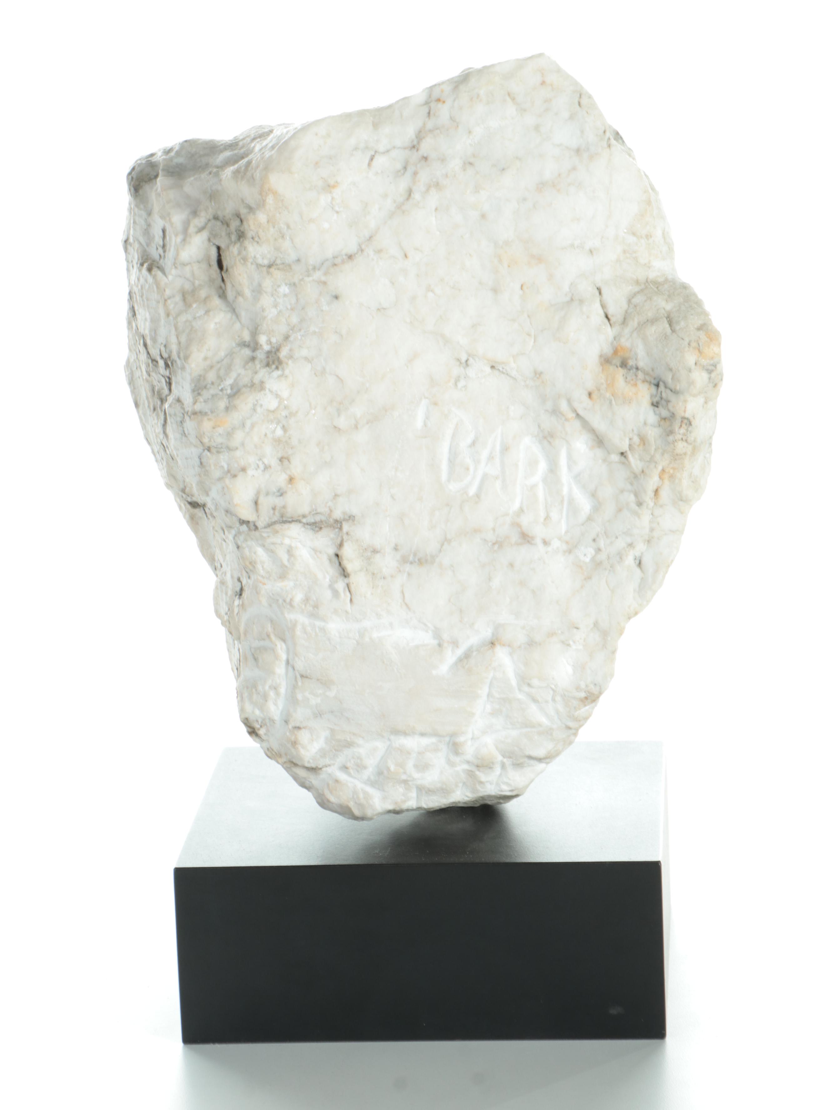 Michael Barkin "The Prophet" Series Carved Marble Face Sculpture | EBTH