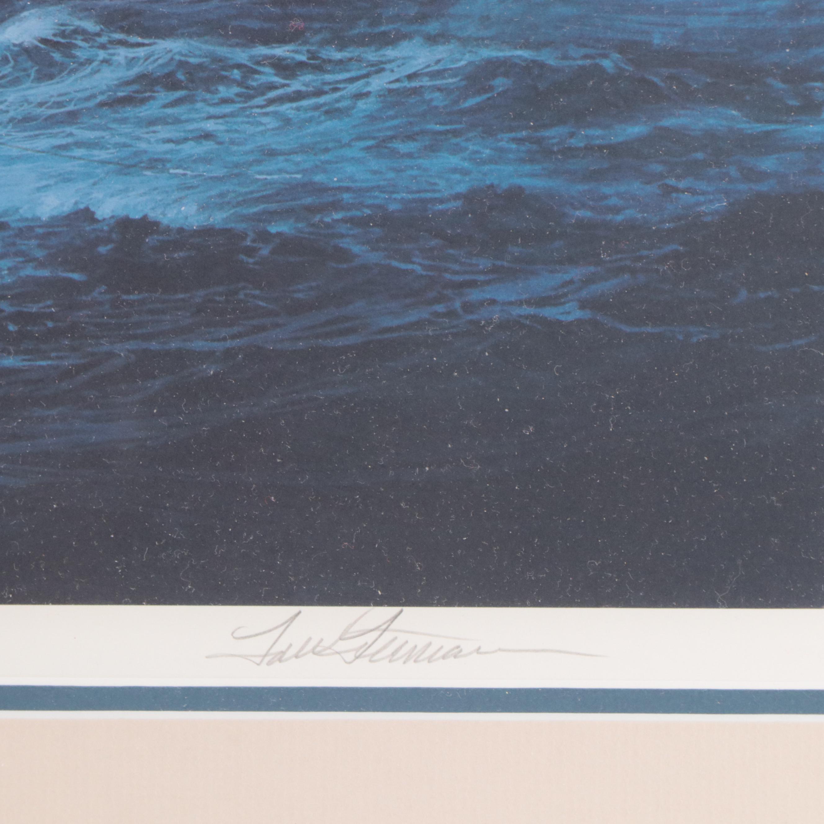 Tom Freeman Offset Lithograph of Sailing Ship | EBTH