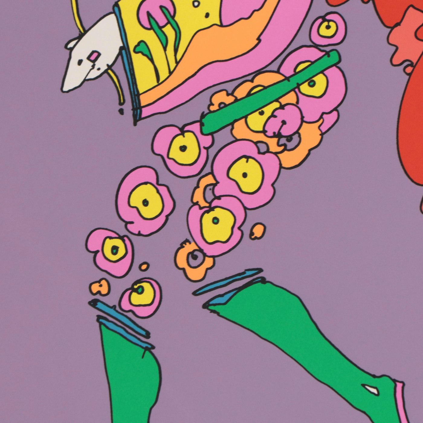 Peter Max Psychedelic Serigraph Peter Max Psychedelic Serigraph