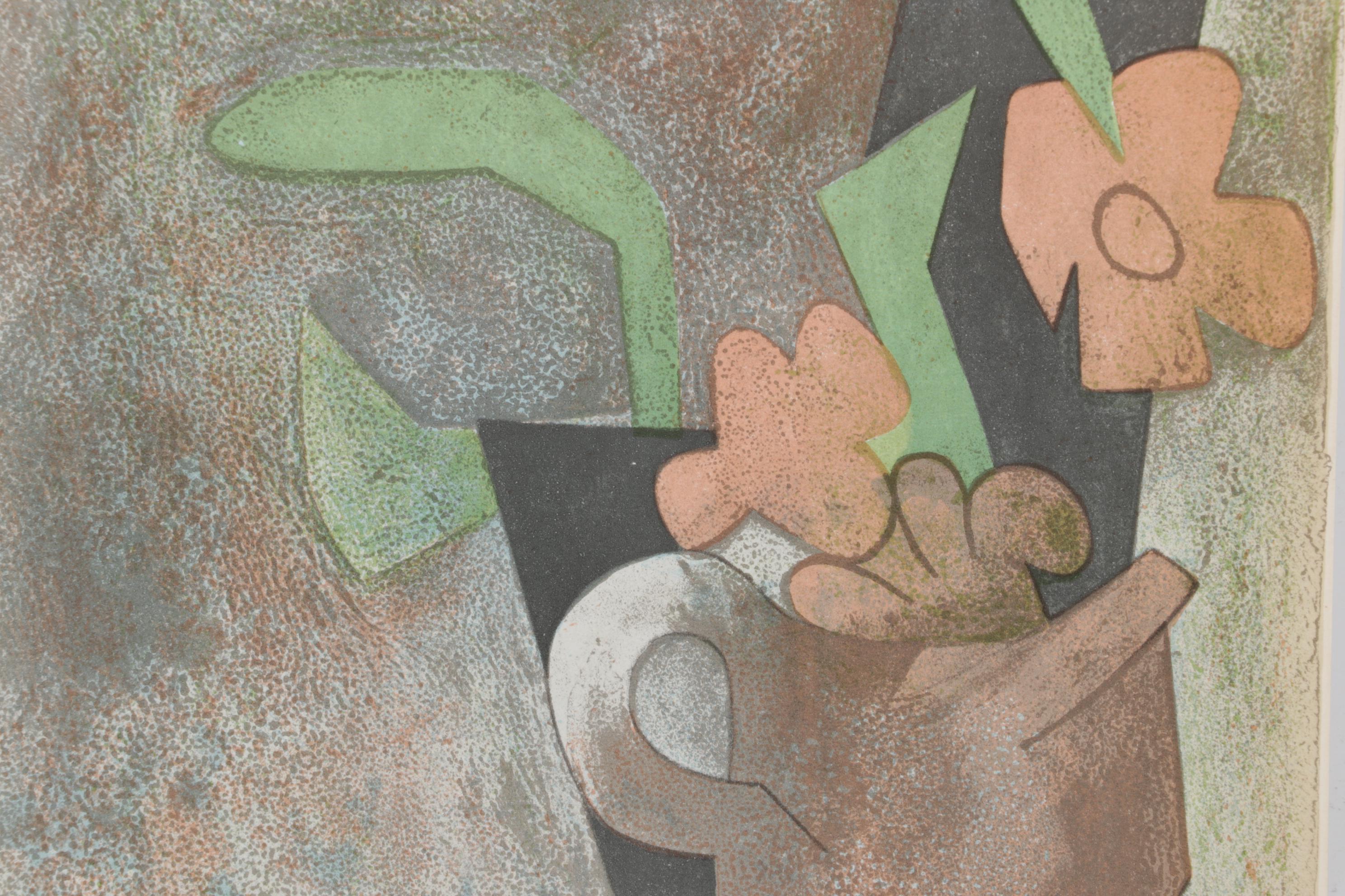 André Beaudin Color Lithograph From "André Beaudin," 1961 | EBTH