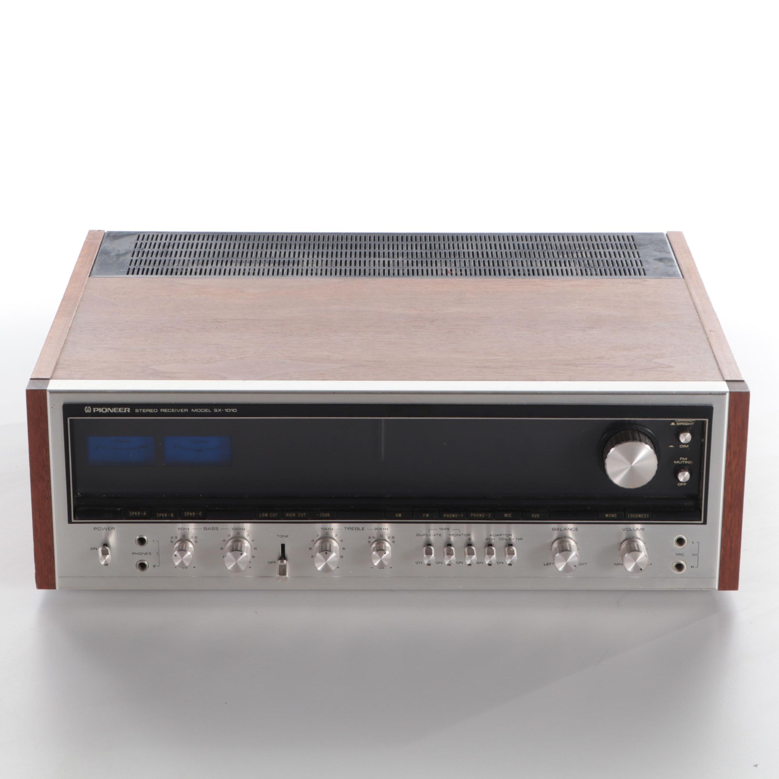 Pioneer Model SX-1010 Stereo Receiver, Circa 1974 | Everything But The ...