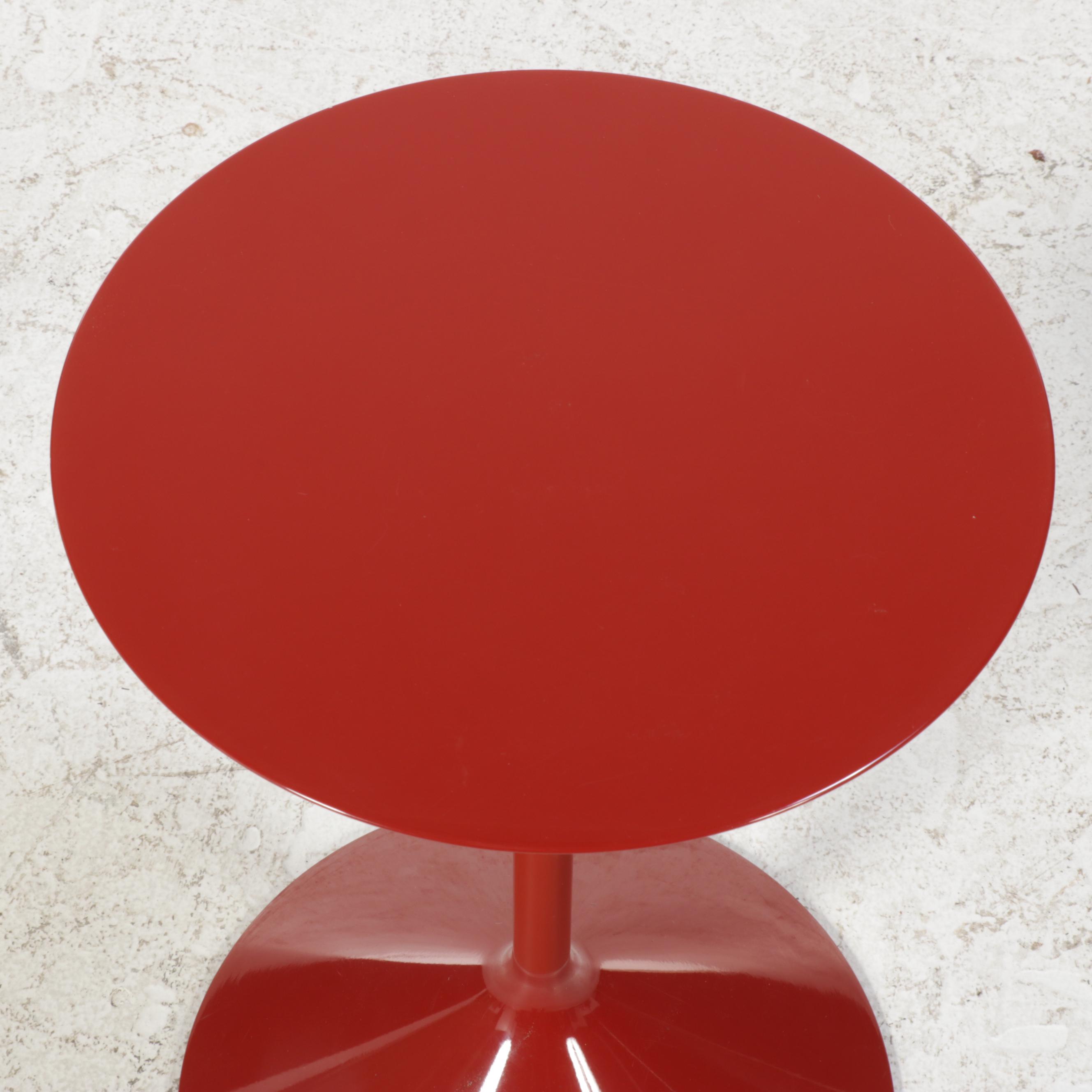 Prospero Rasulo for Zanotta "Tempo" Polyurethane and Steel Side Table ...