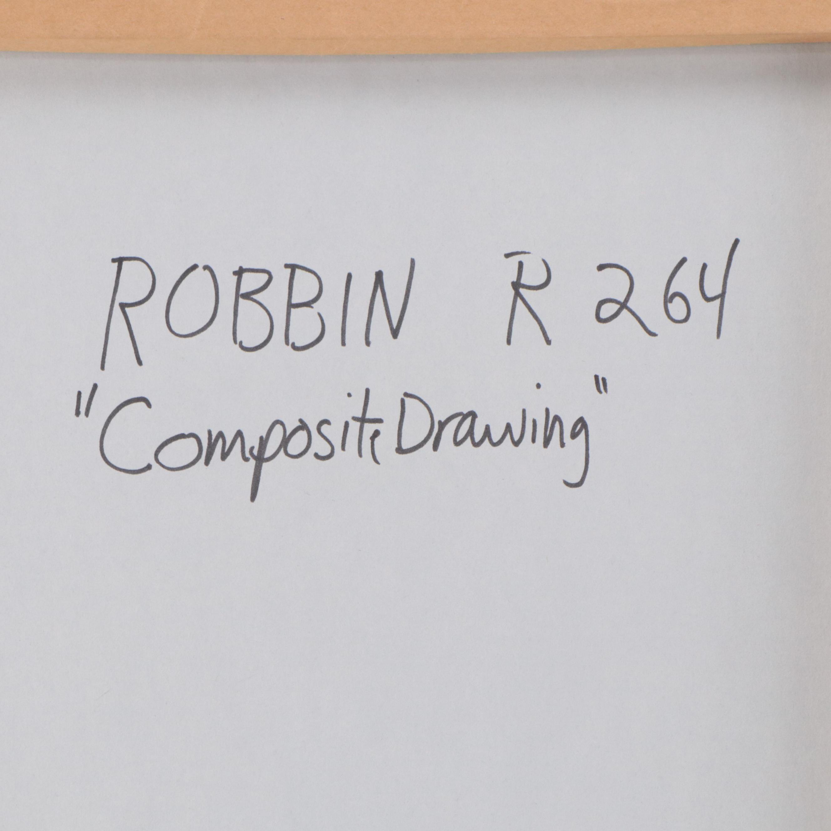 Tony Robbin Pencil and Ink on Paper "Composite Drawing," 1981 | EBTH