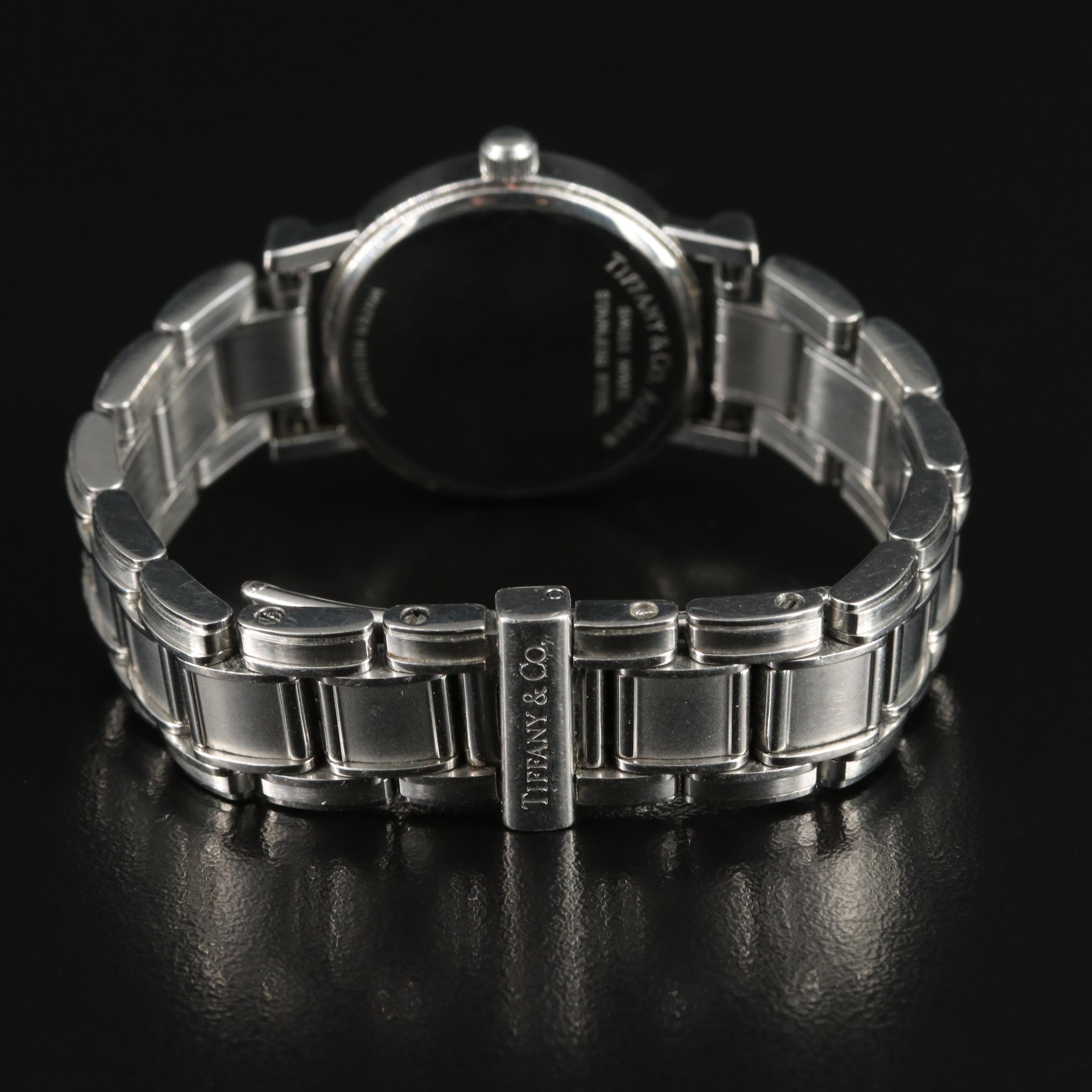 Tiffany & Co. Atlas Stainless Steel Quartz Wristwatch | Everything But ...