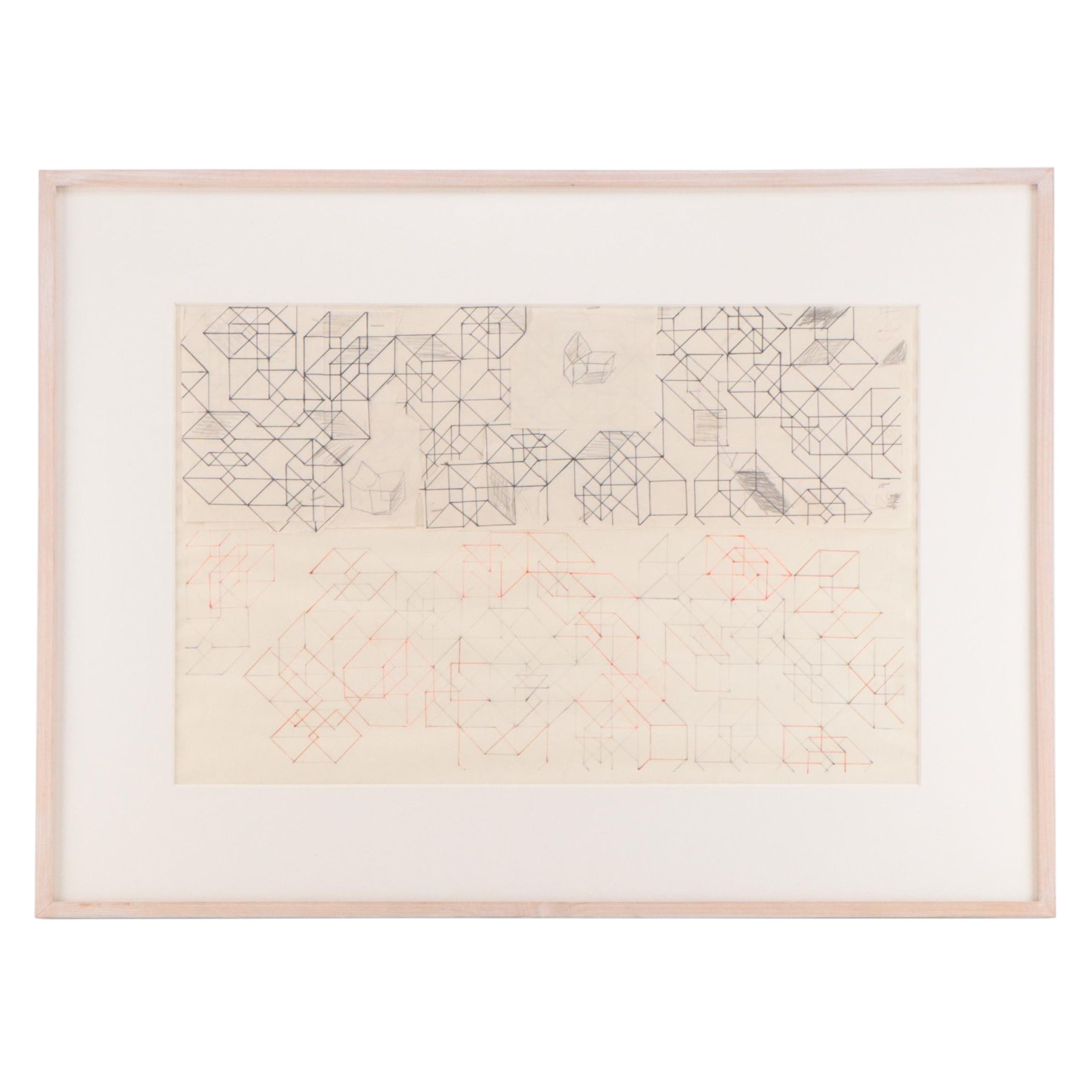 Tony Robbin Pencil and Ink on Paper "Composite Drawing," 1981 | EBTH