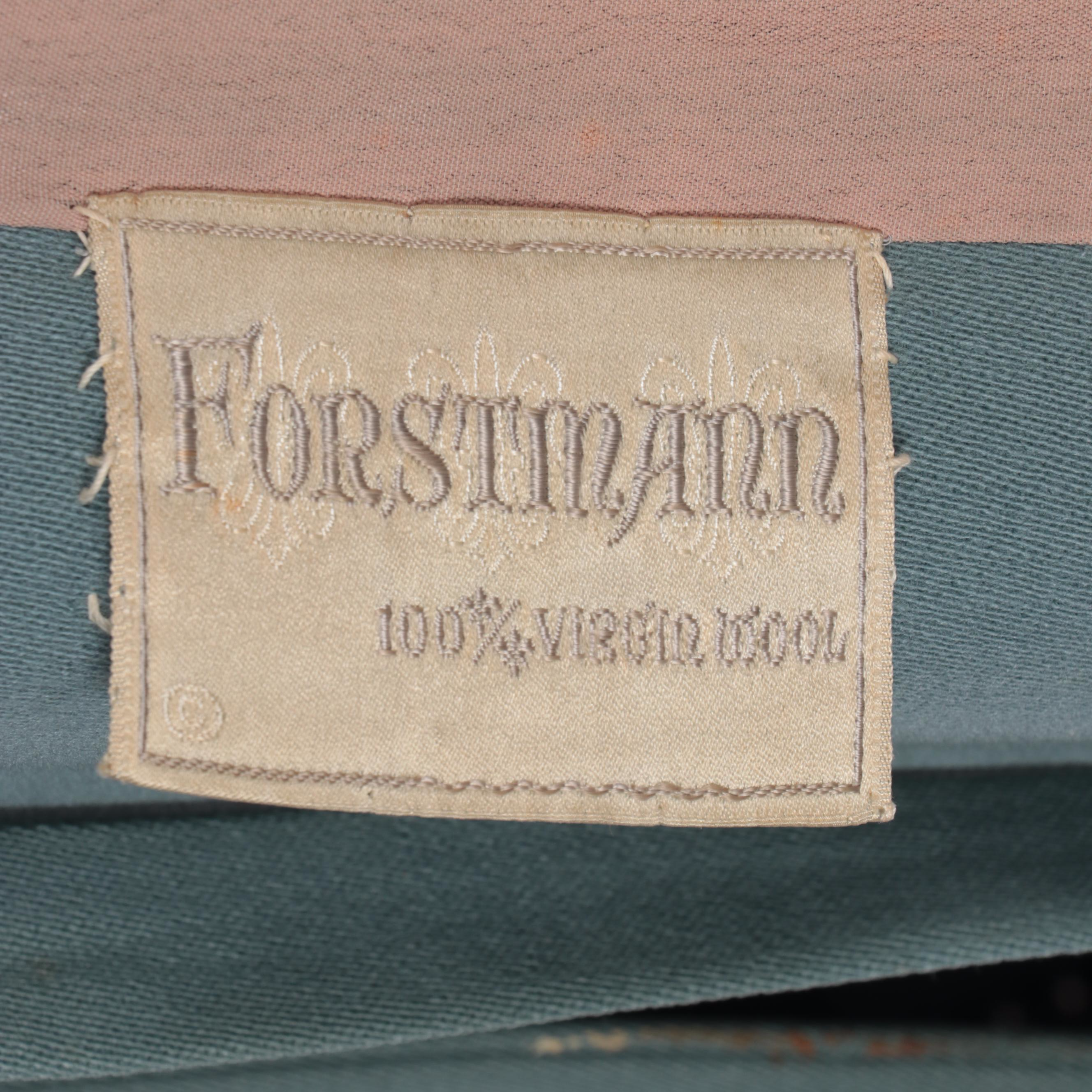 Forstmann Mint Wool Silver Studded Skirt Suit and Other Knit Skirt Suit ...