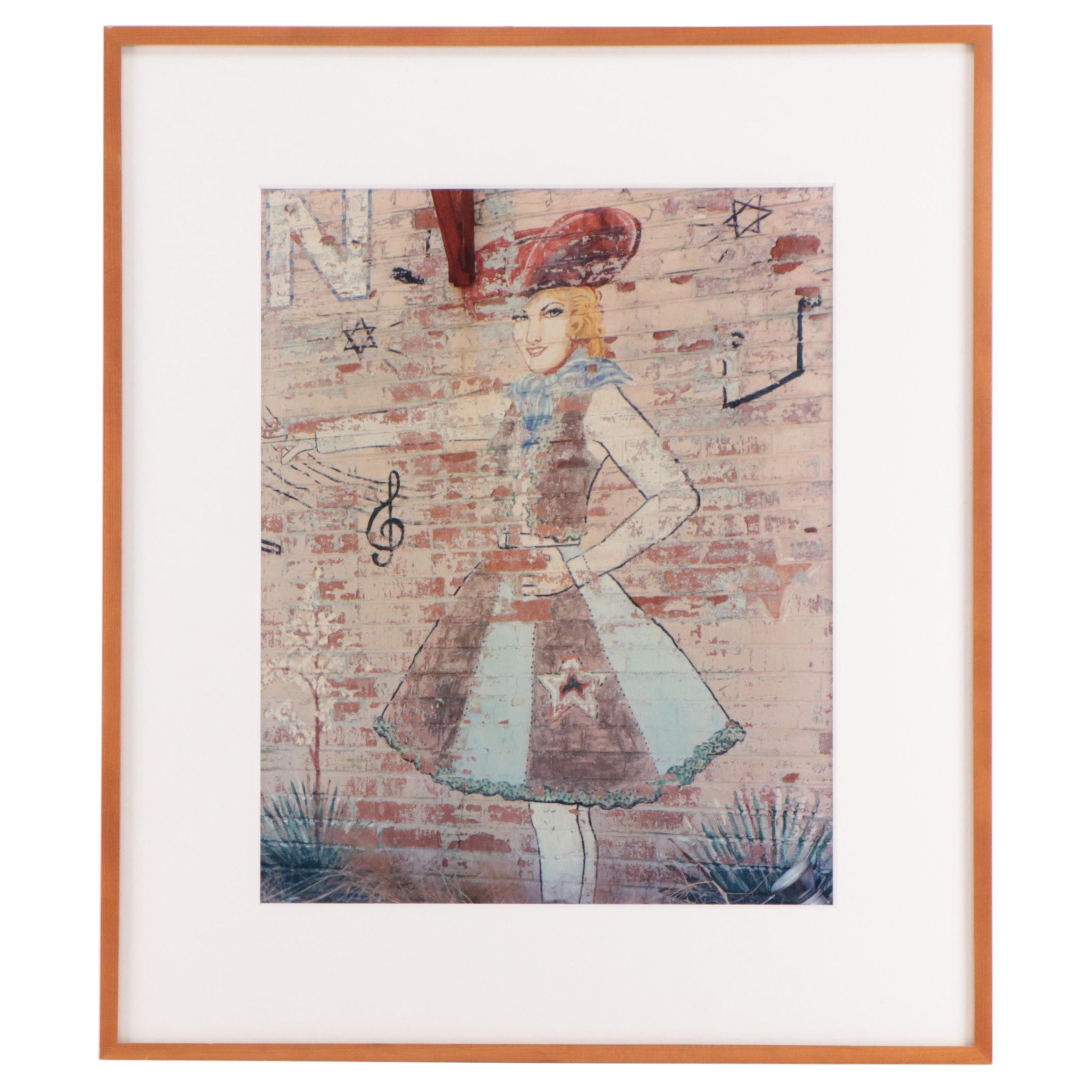 Jim Dow C-Type Color Photograph "Cowgirl, Longhorn Ballroom, Dallas, TX ...