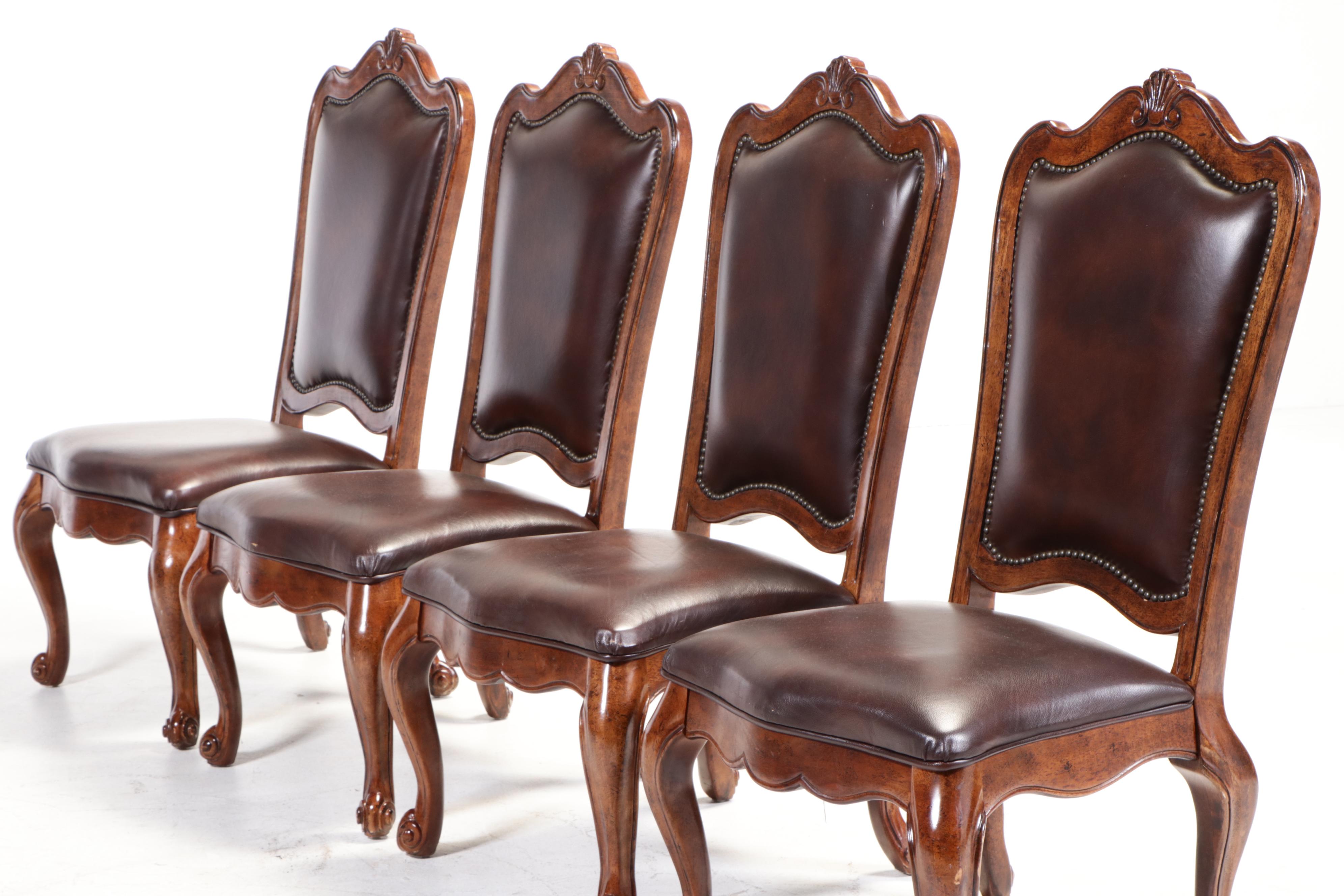 Eight Lacquer Craft Mediterranean Style Dining Chairs | EBTH