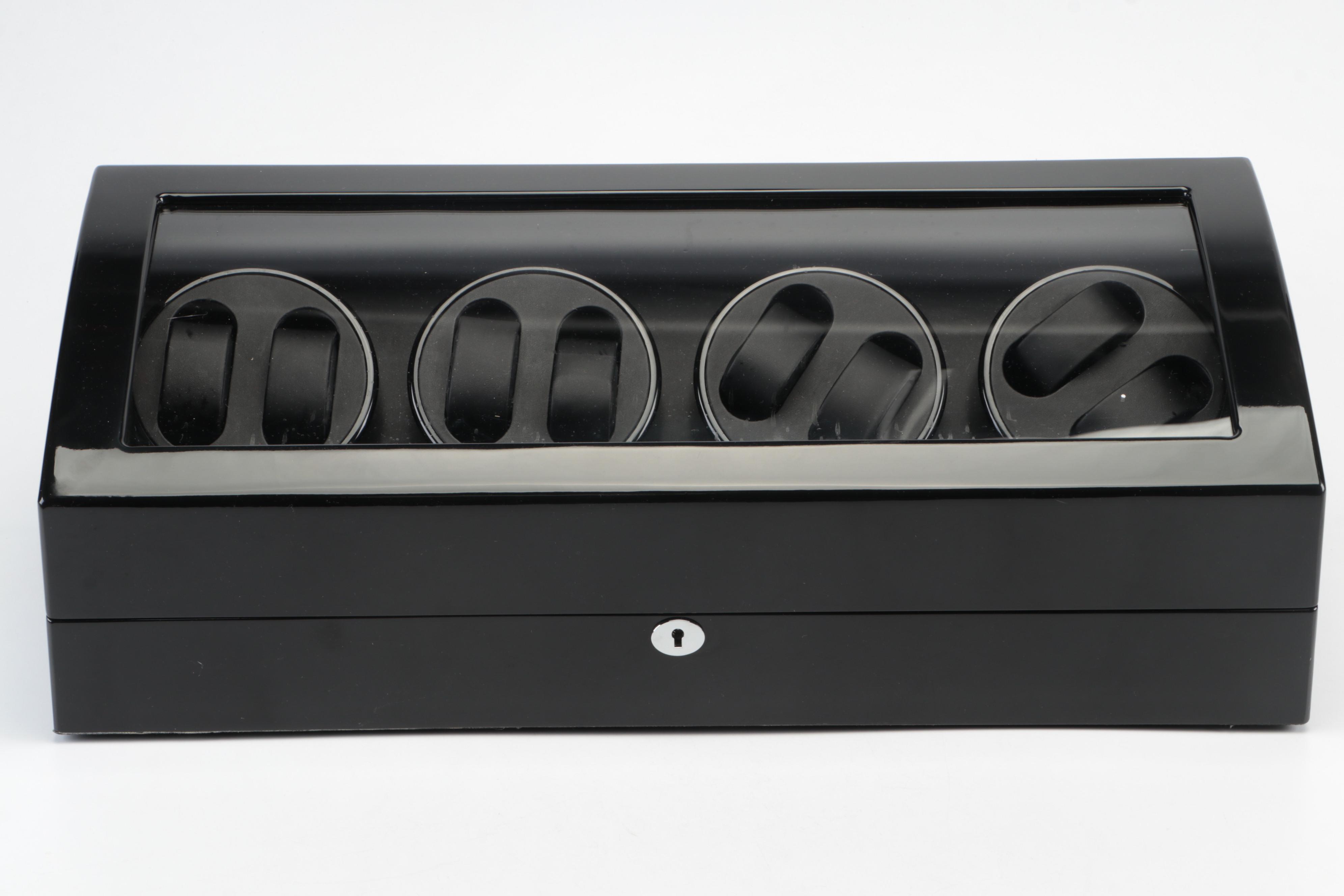 Jere Watch Winder in High Gloss Black, Contemporary | EBTH