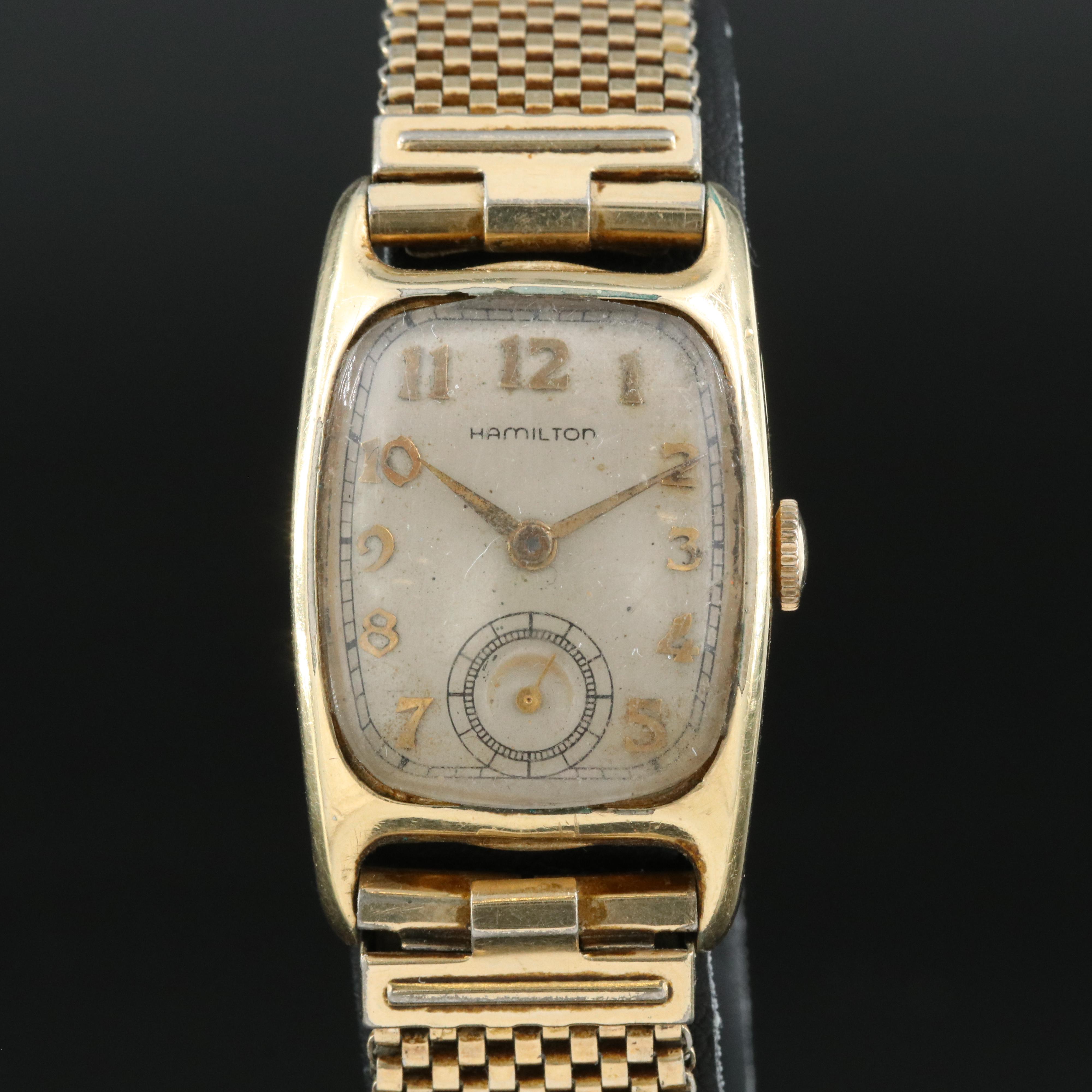1942 Hamilton 14K Gold-Filled Wristwatch | EBTH