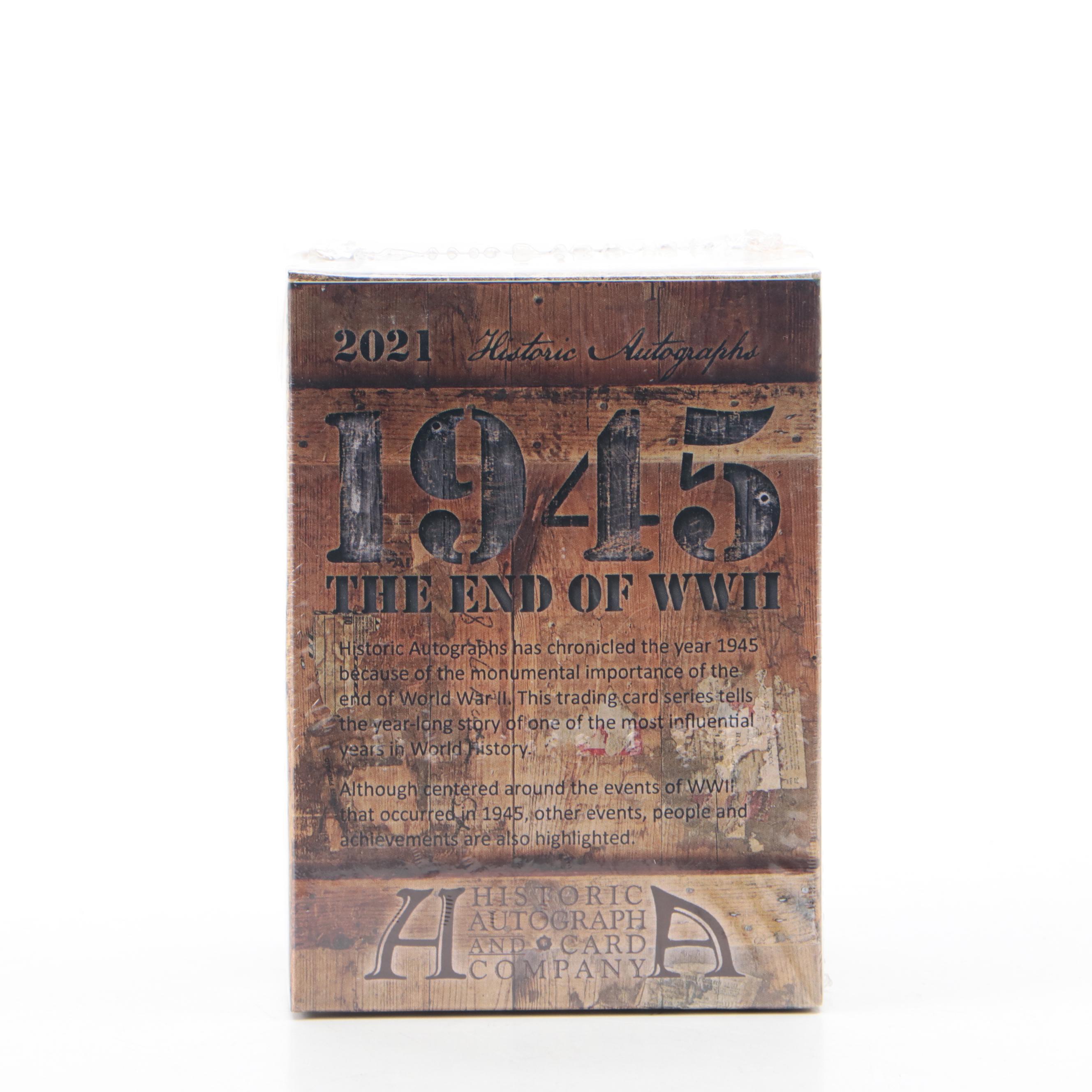 2021 Historic Autographs: 1945 The End of WWII Historical Trading Cards ...