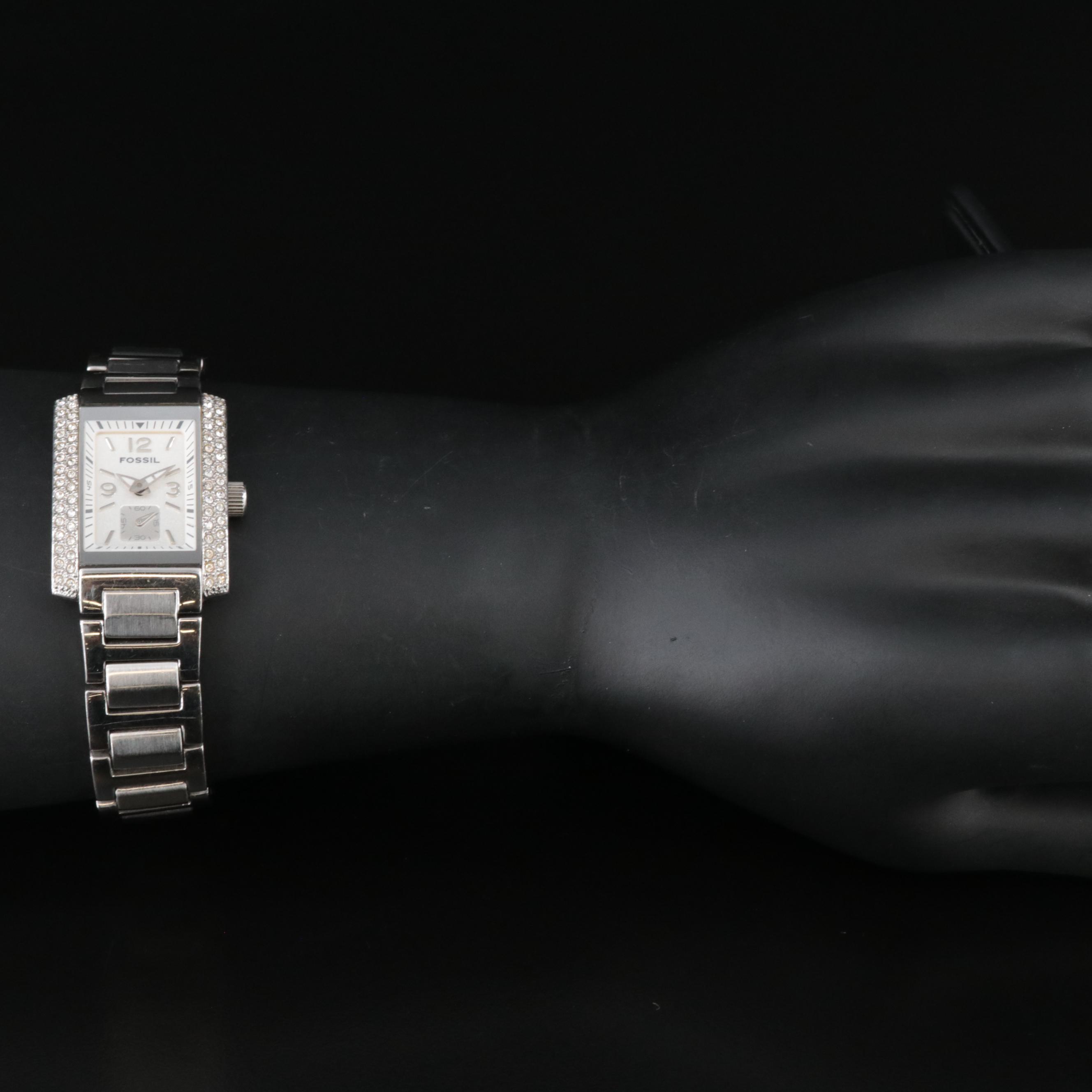 Fossil Tank-Style Quartz Wristwatch | Everything But The House