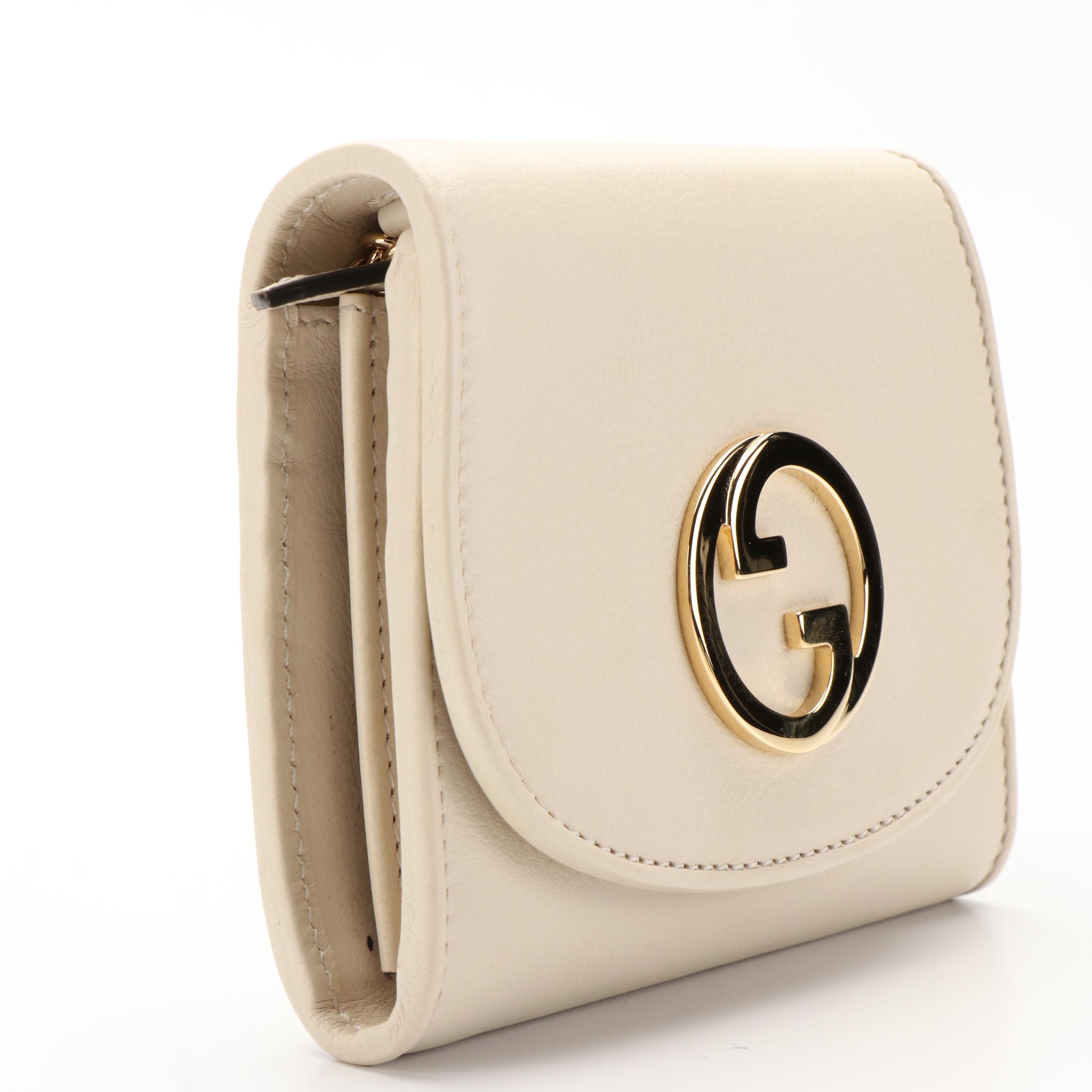 Gucci Blondie Interlocking G Leather Chain Wallet | EBTH