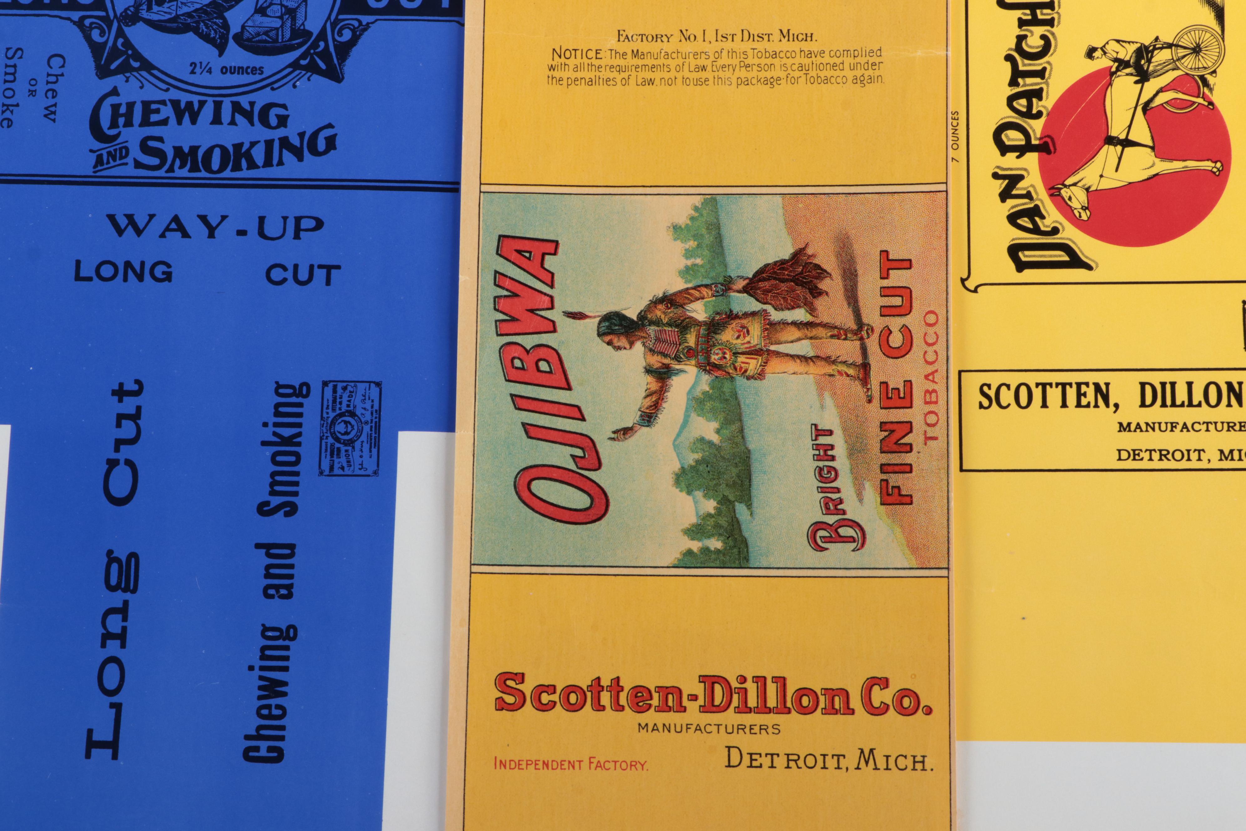 Peachey Chewing, Uncle Daniel, Sweet Mist with Other Tobacco Labels and ...