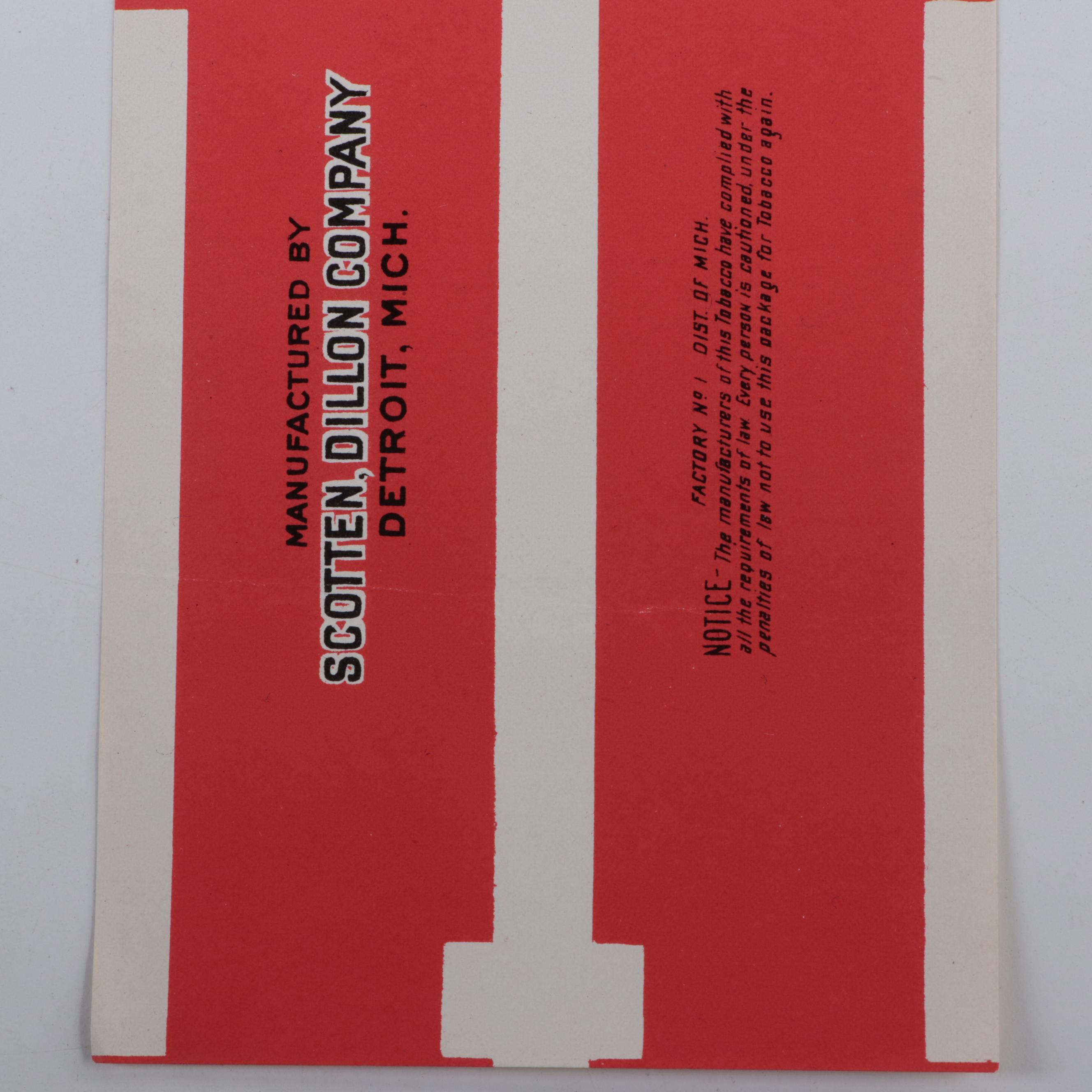 Peachey Chewing, Uncle Daniel, Sweet Mist with Other Tobacco Labels and ...