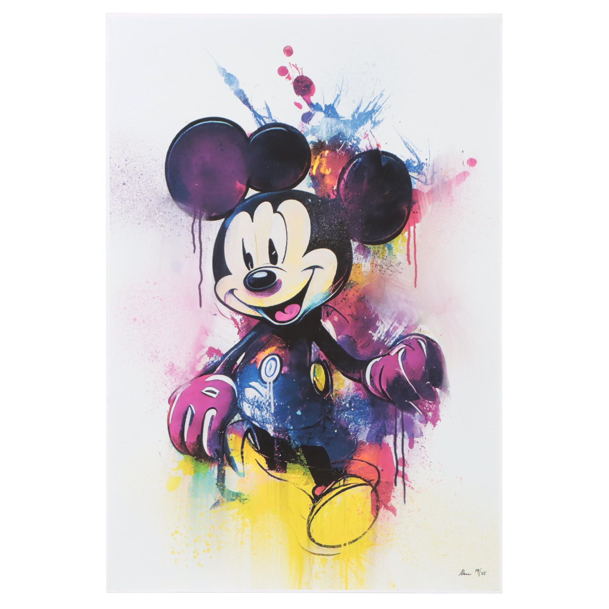 Chris Boyle Graffiti Style Giclée of Modified Mickey Mouse | EBTH