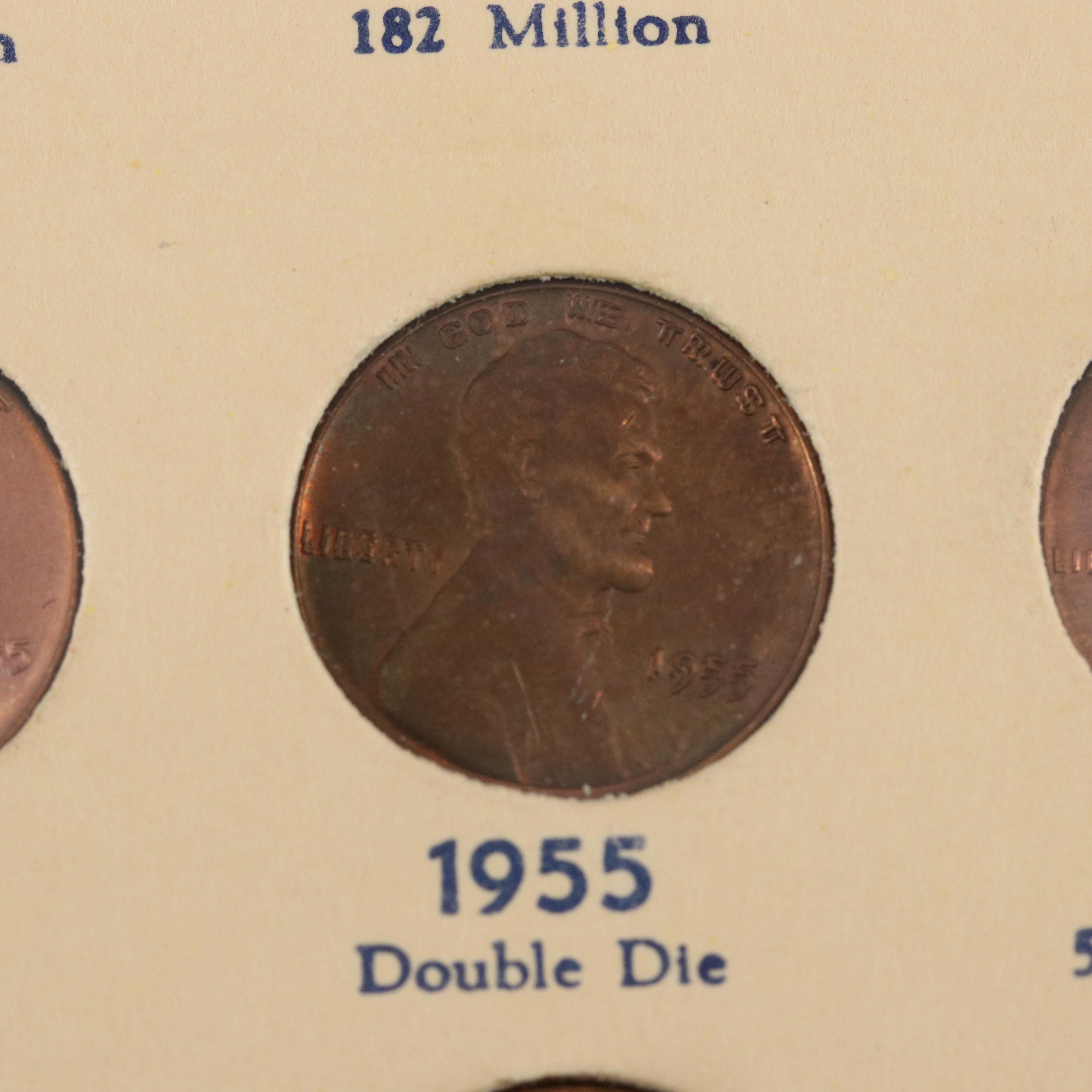 Nearly Complete Lincoln Cent Collection from 1909-1964 Including Key ...