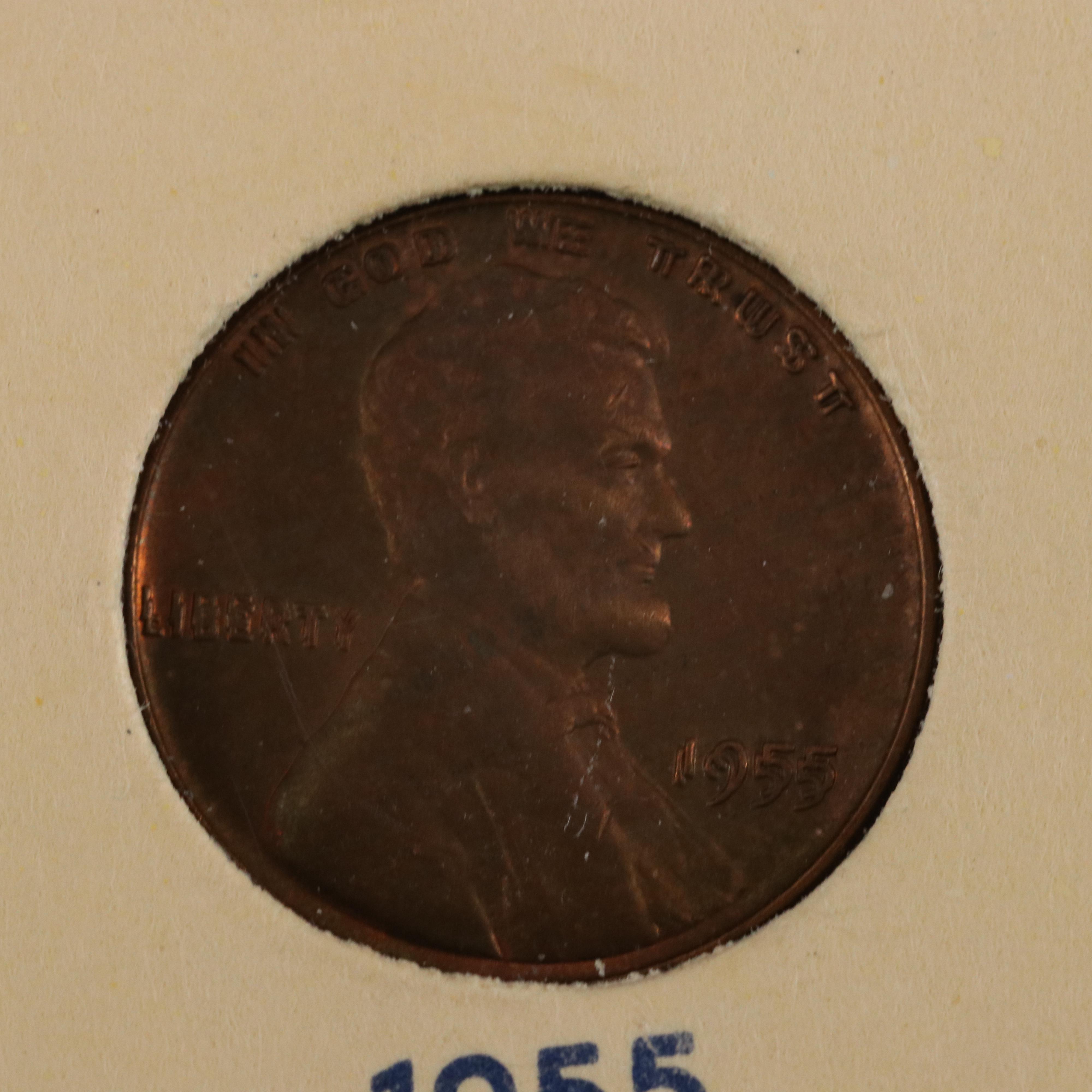 Nearly Complete Lincoln Cent Collection from 1909-1964 Including Key ...