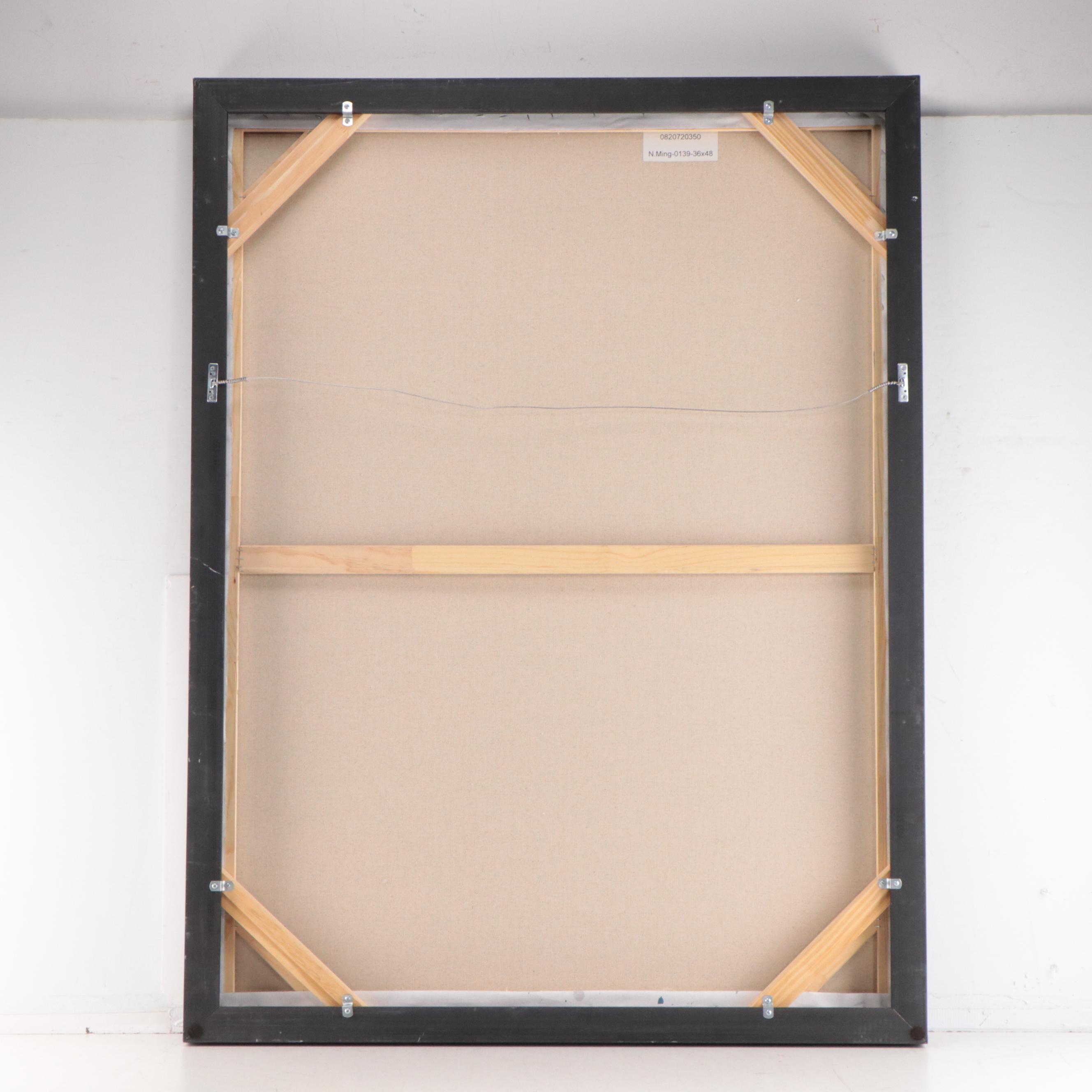 N. Ming Oil Painting of Moonlight Landscape, 21st Century | EBTH