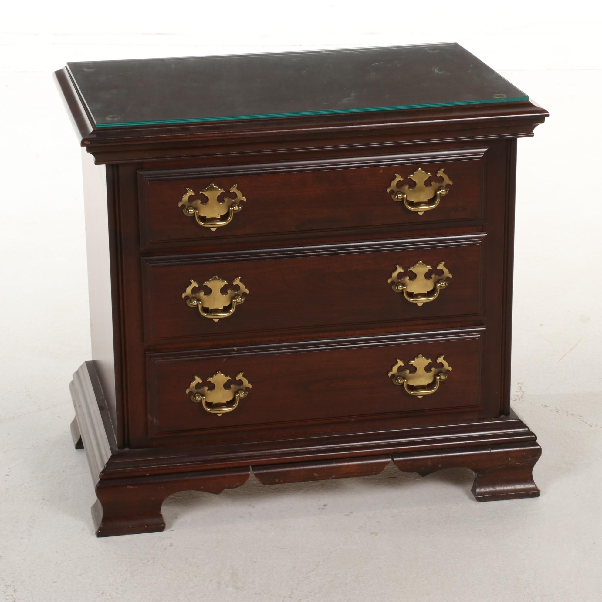Kincaid Cherry Chippendale Style Chest | EBTH