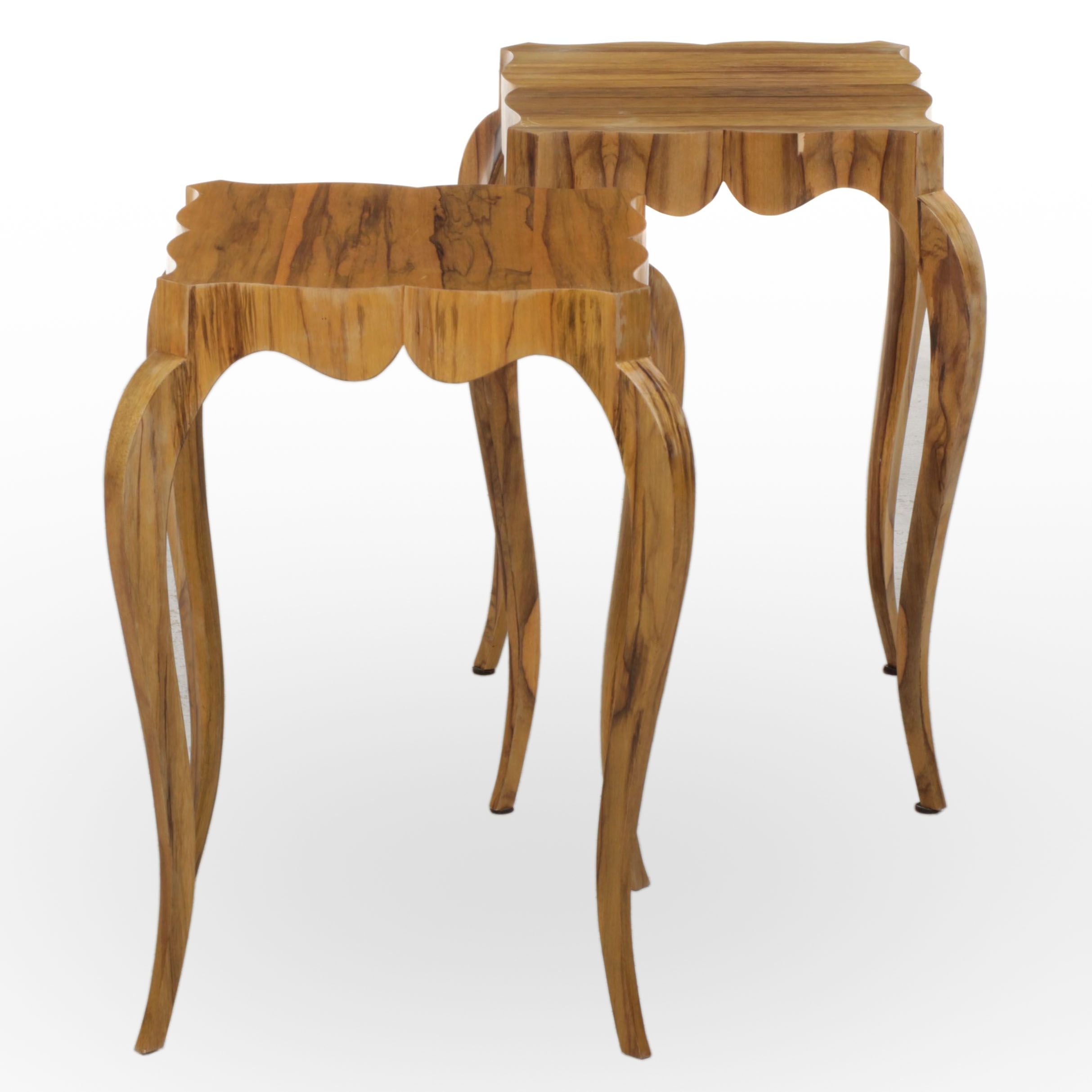 Pair of Keno Brothers Regency Style Palisander Side Tables | EBTH