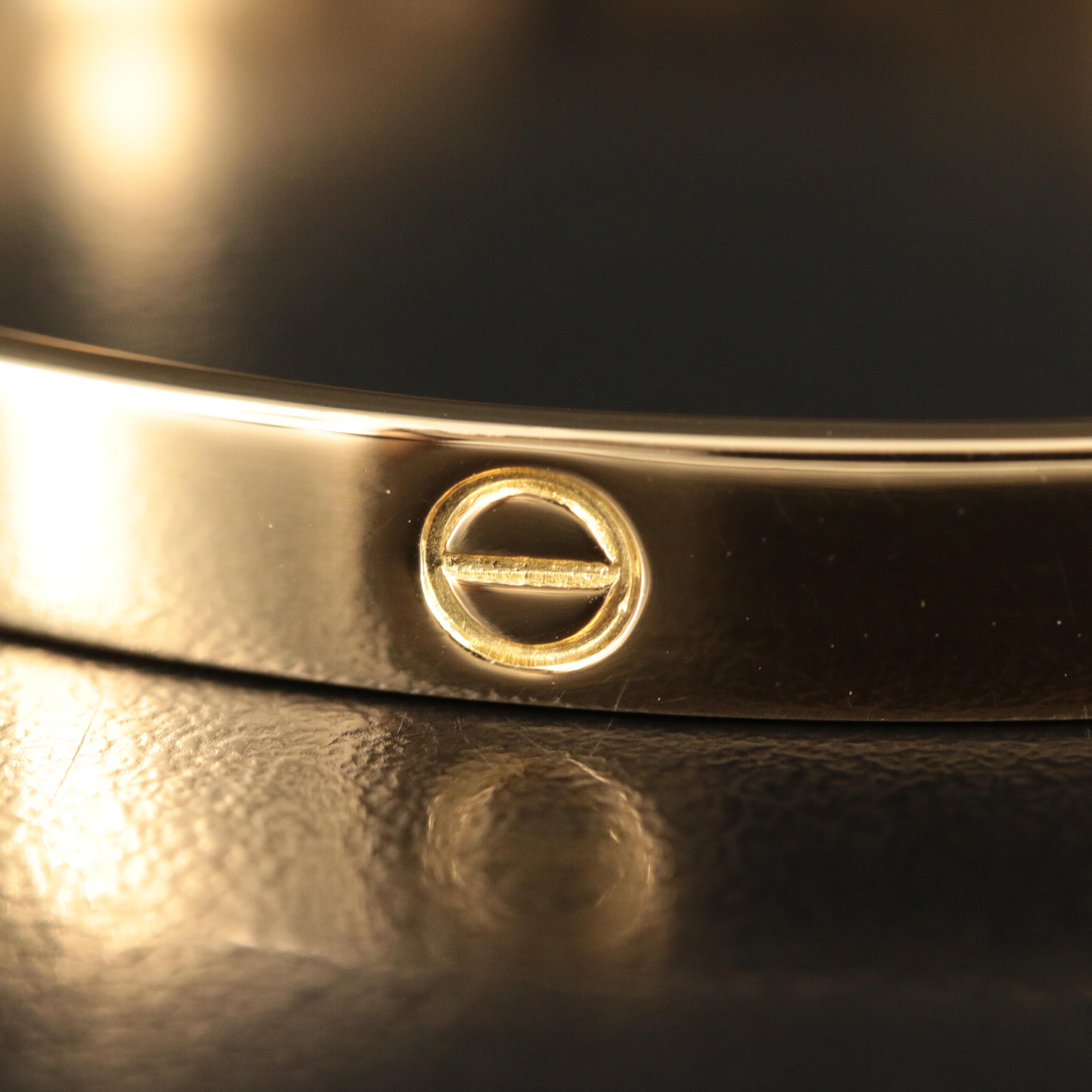 Cartier Aldo Cipullo 1970 "LOVE" 18K Bracelet | EBTH