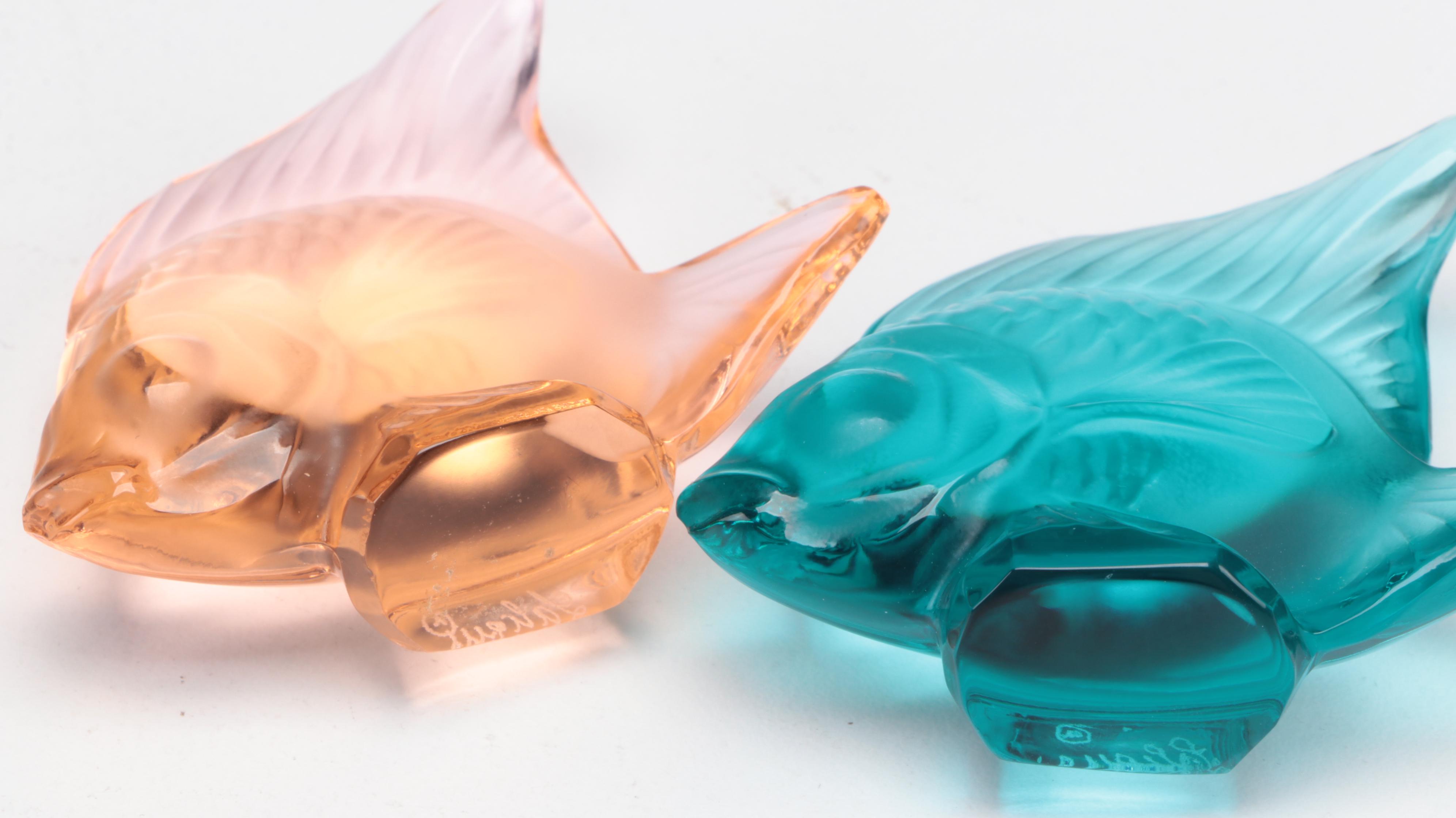 Lalique Crystal Fish Figurines | EBTH