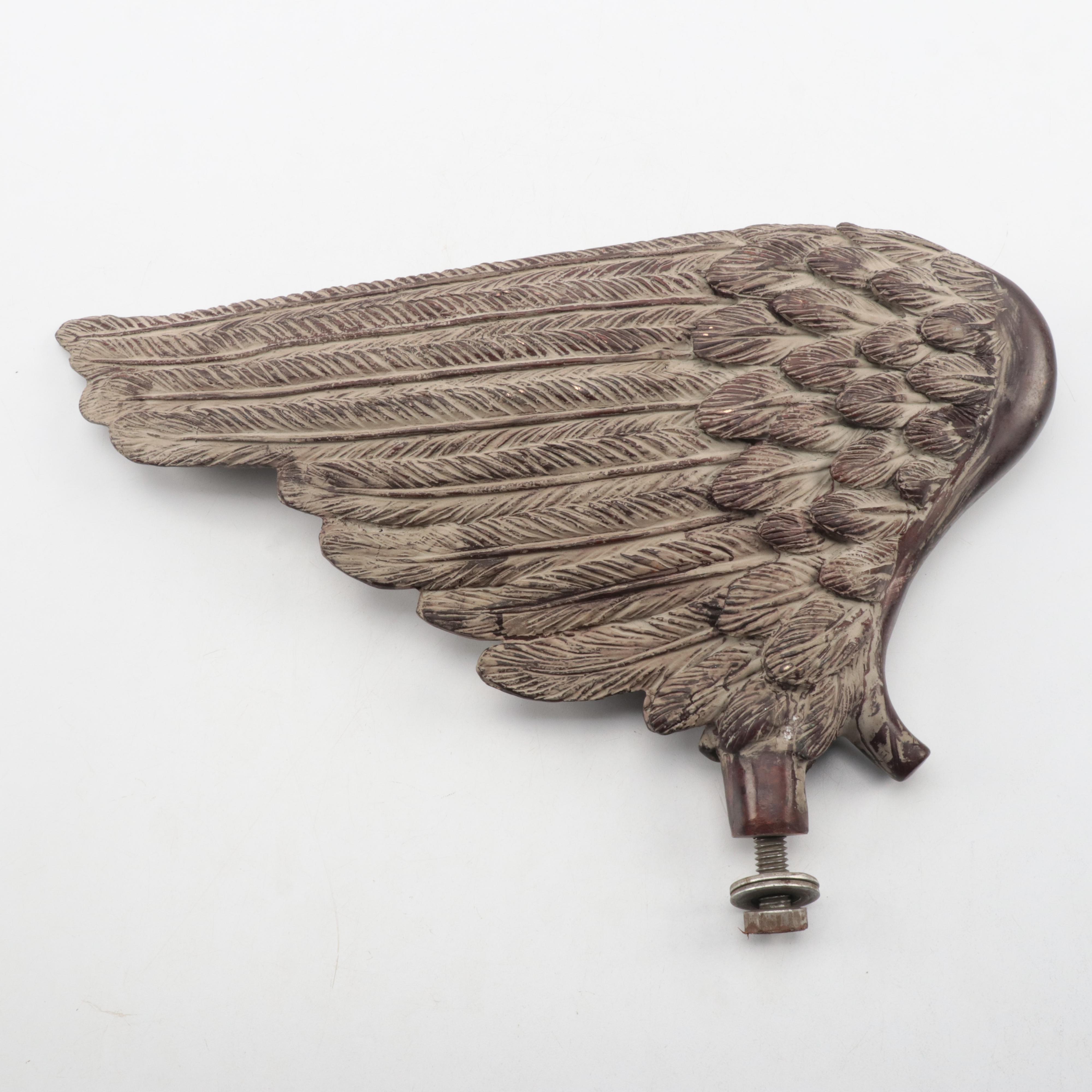 American Cast Brass Wing Finial | EBTH