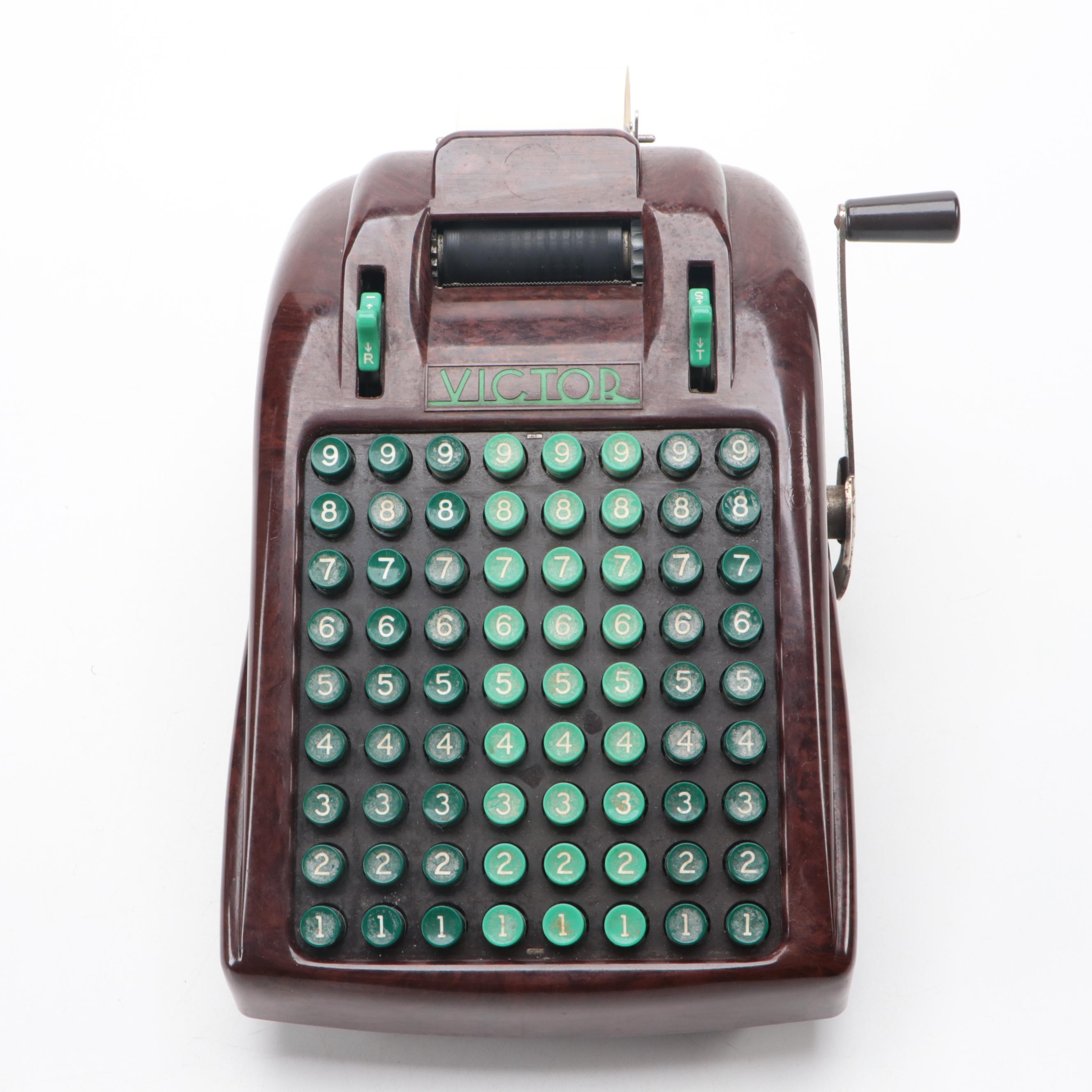 Victor 600 Series Bakelite Adding Machine, Circa 1940s | EBTH