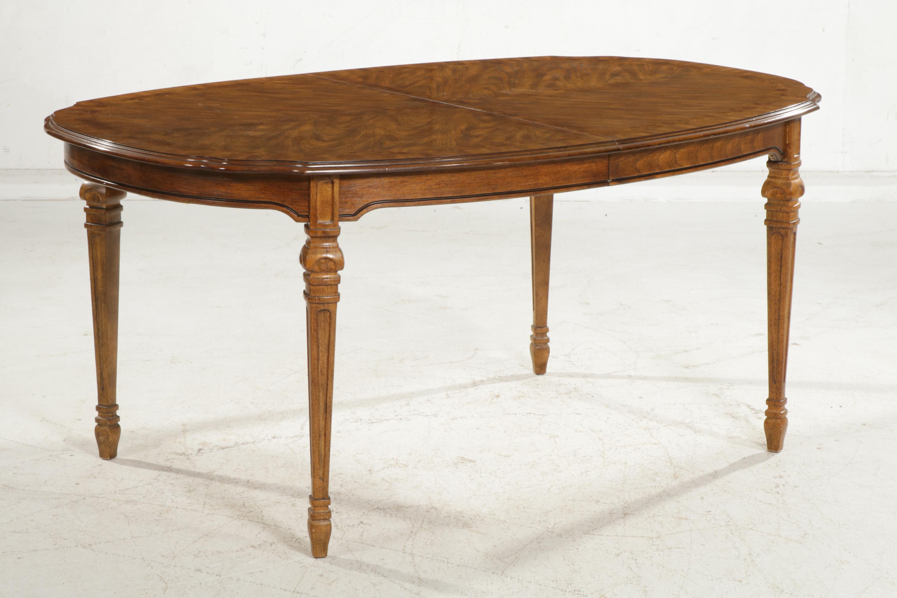 Drexel Heritage "Grand Villa" Dining Table with Four Chairs, Late 20th ...