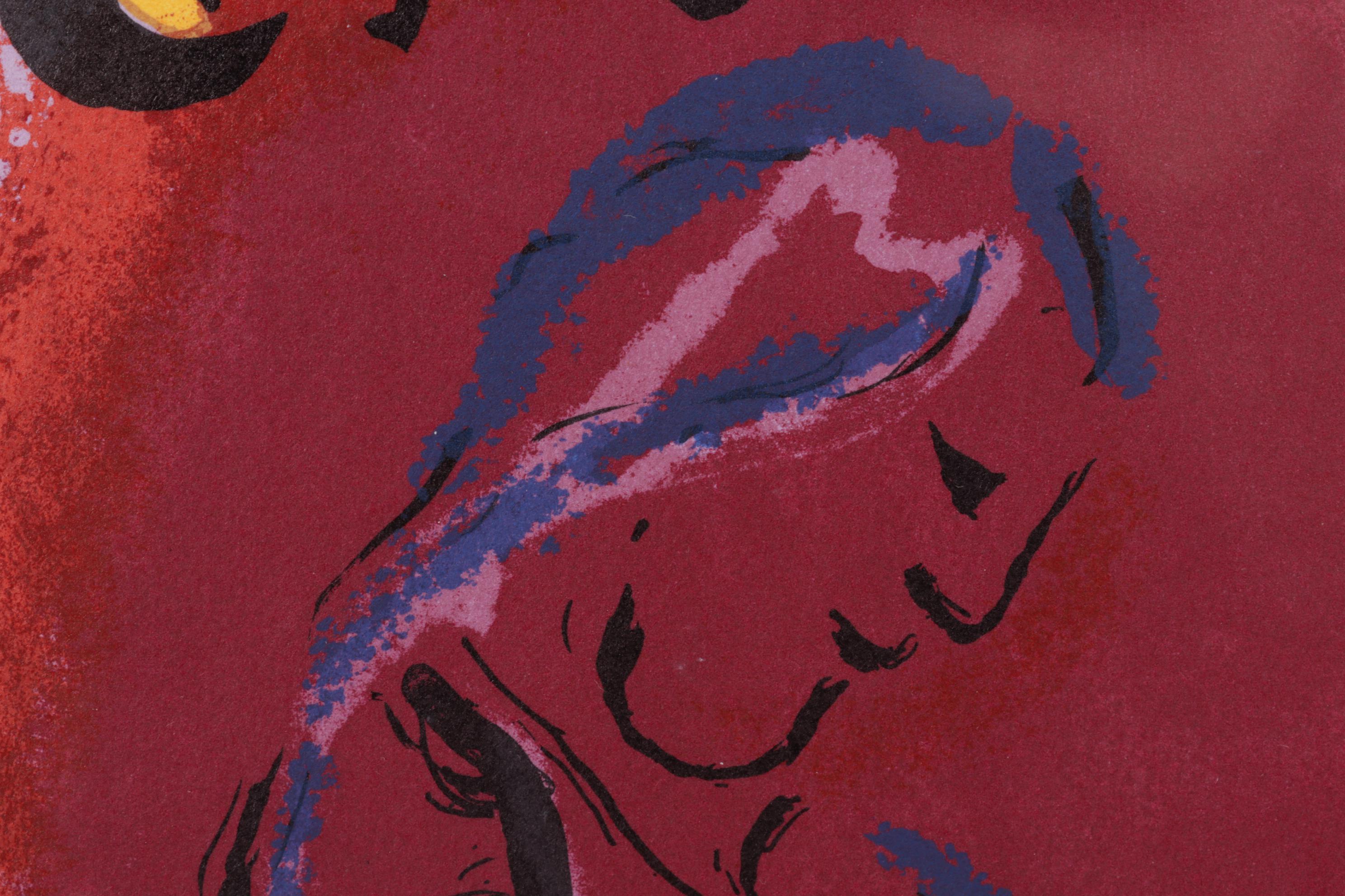 Marc Chagall Color Lithograph From "The Lithographs of Chagall," 1963 ...