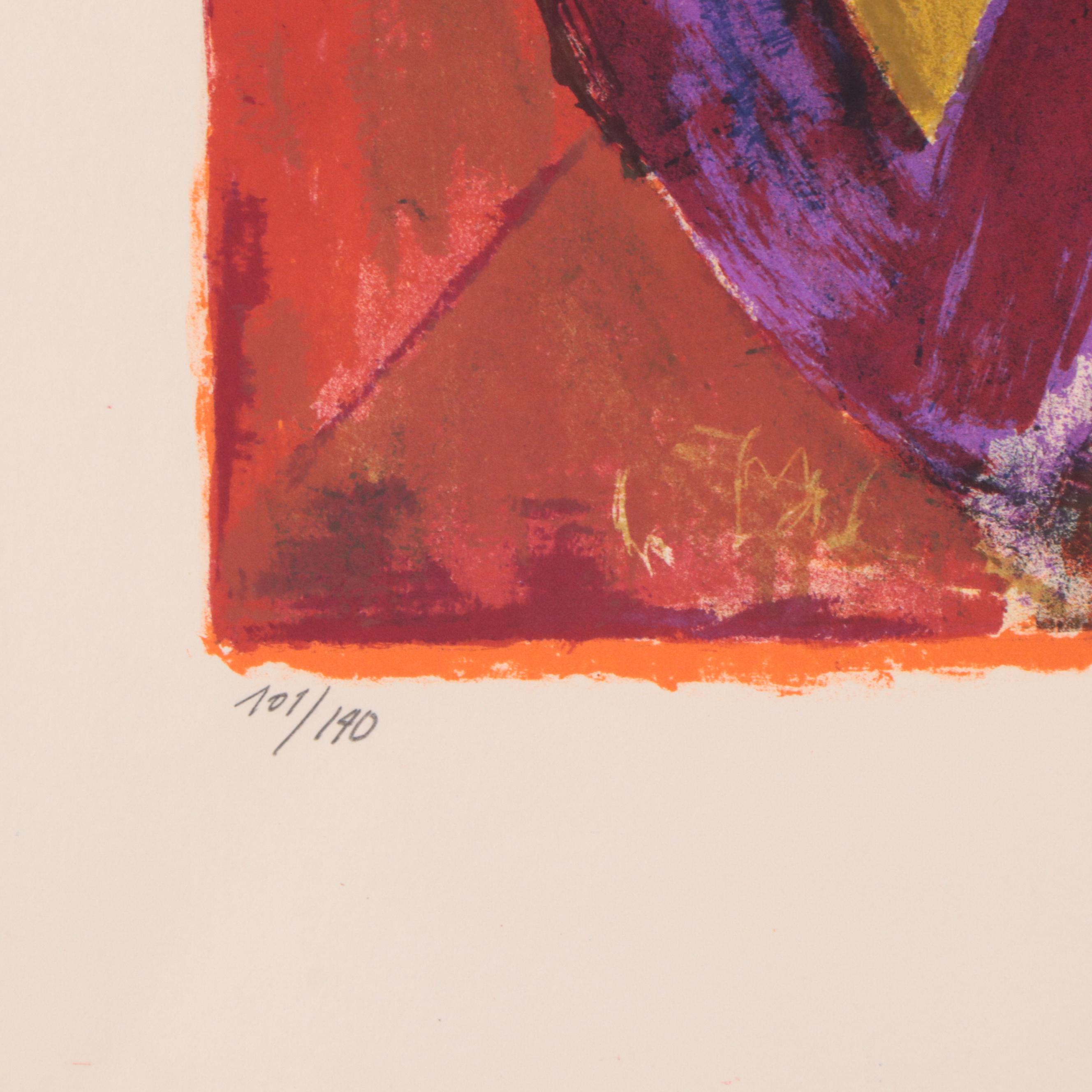 Wolf Reuther Lithograph of Ensemble of Musicians, 1968 | EBTH