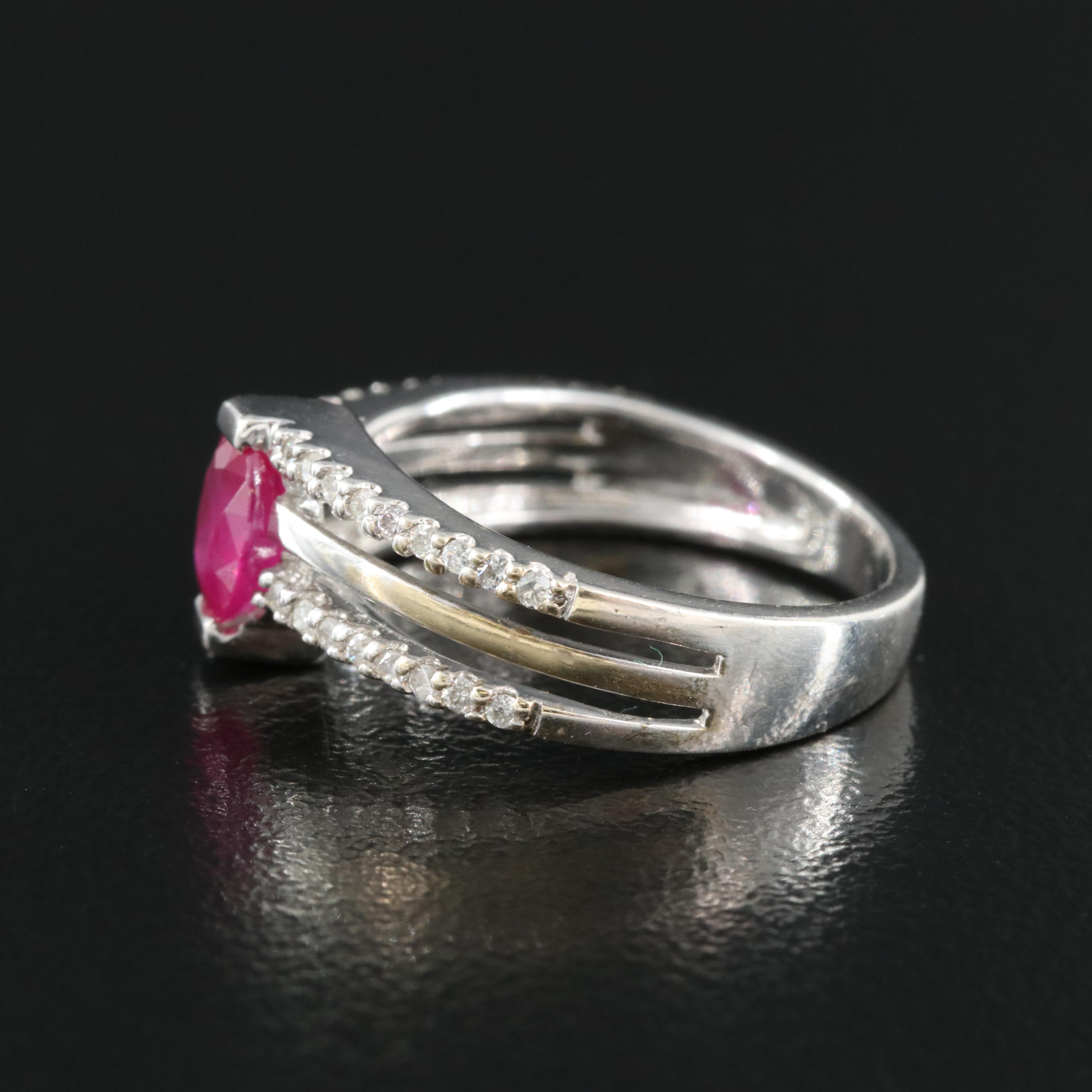 18K Ruby and Diamond Ring | EBTH