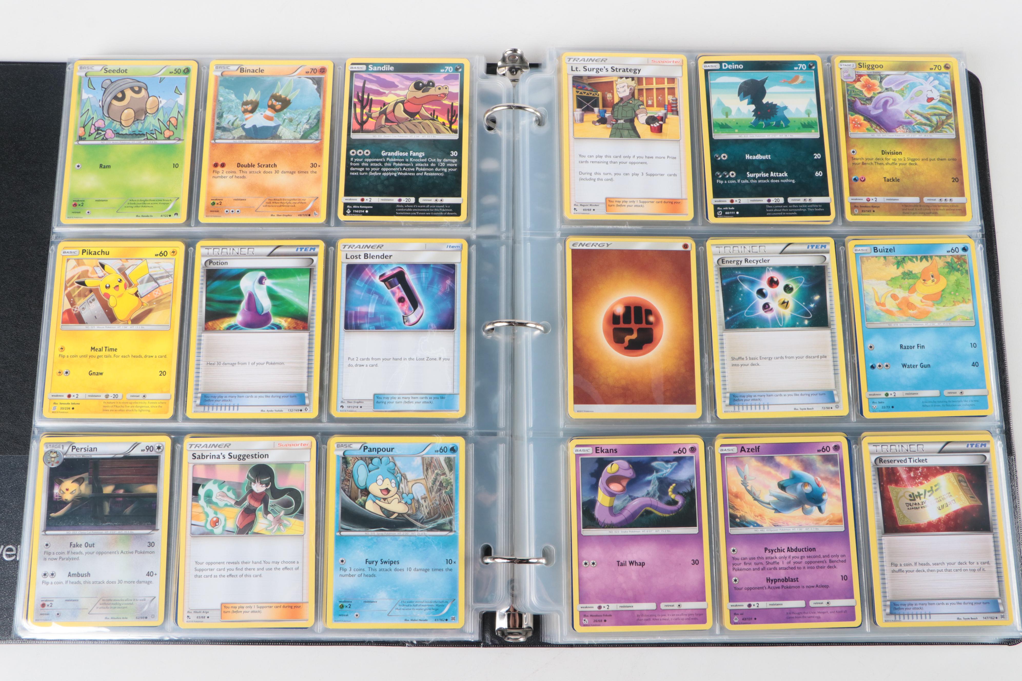 Pokémon Card Collection Featuring Pikachu, Dragonite, and More, 1990s ...