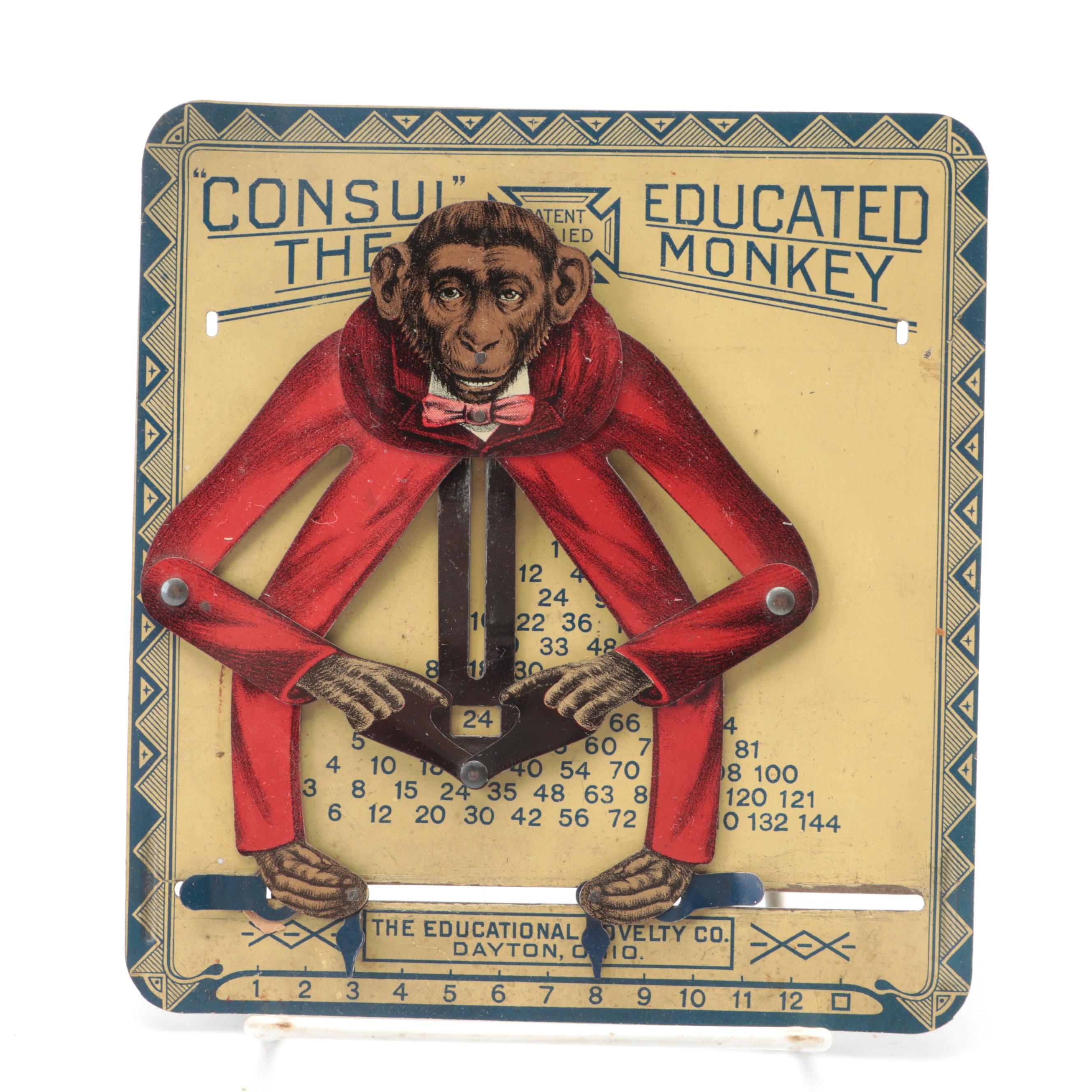 "The Educated Monkey" Novelty MULTE Calculation Board | EBTH