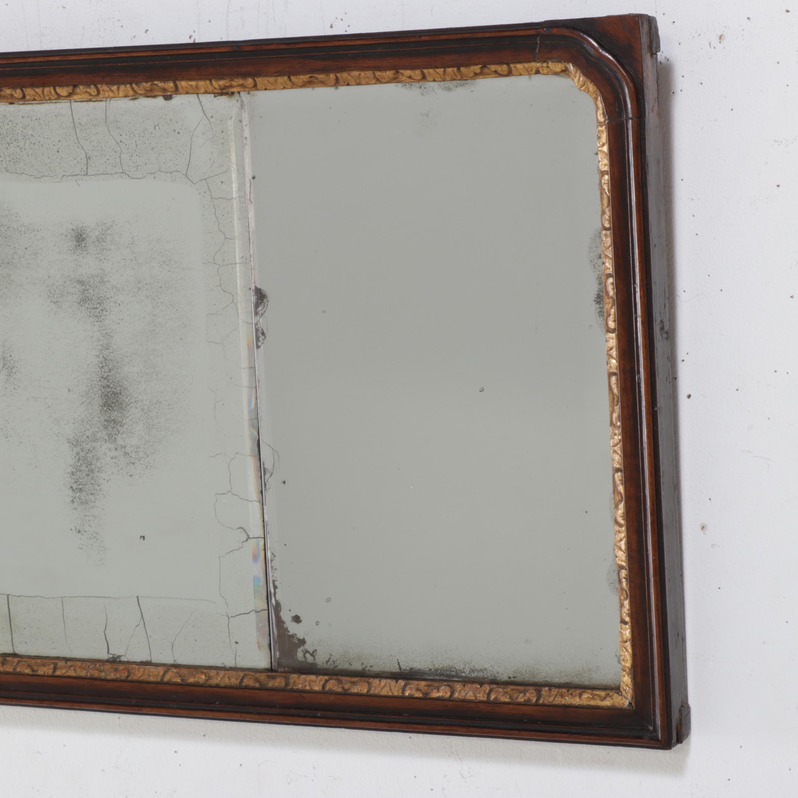 Queen Anne Style Parcel Gilt Overmantle Mirror, Mid to Late 18th ...